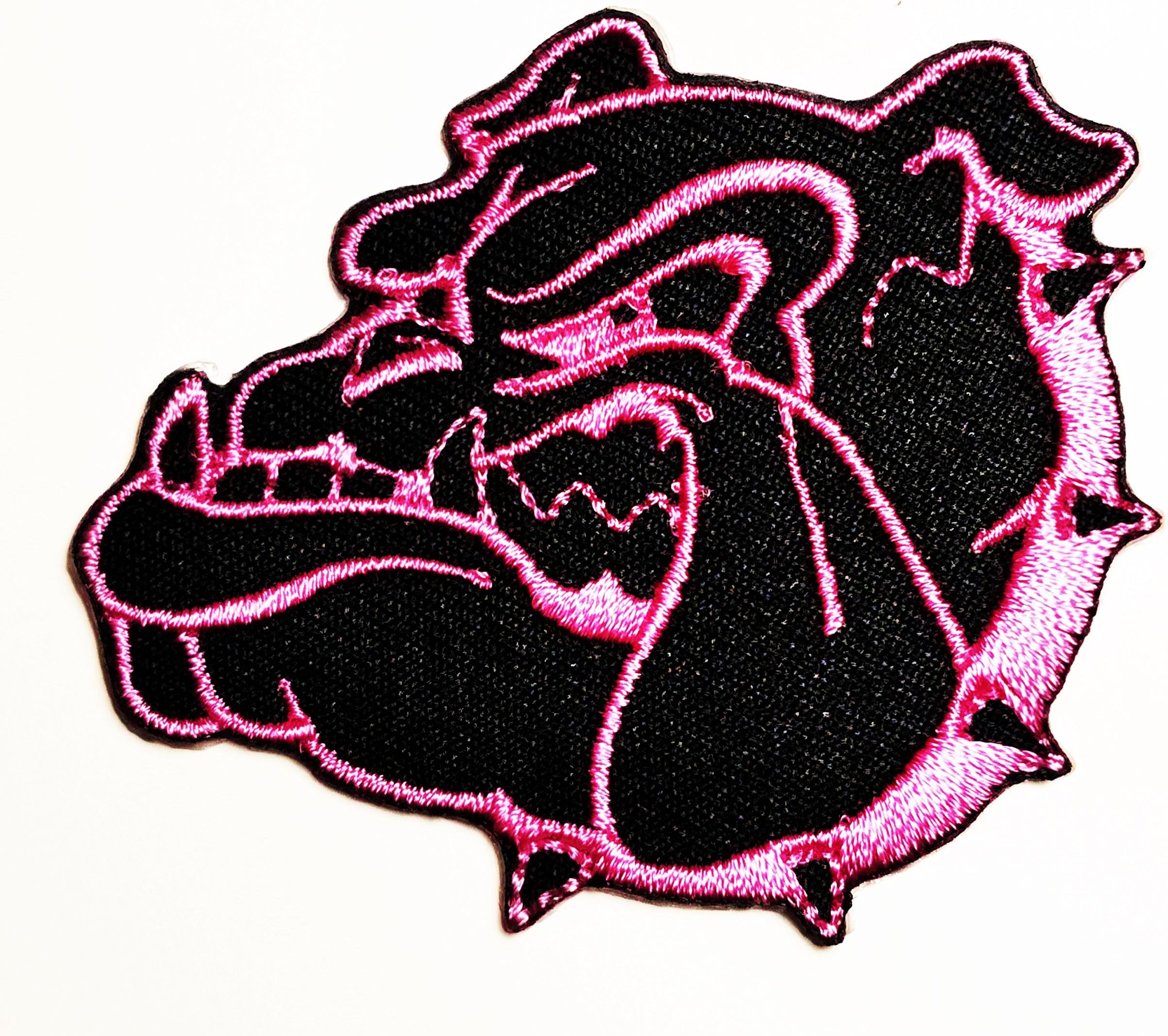 Amazon.com: HHO Red White Pitbull Bulldog Dog Pet Patch Embroidered DIY ...