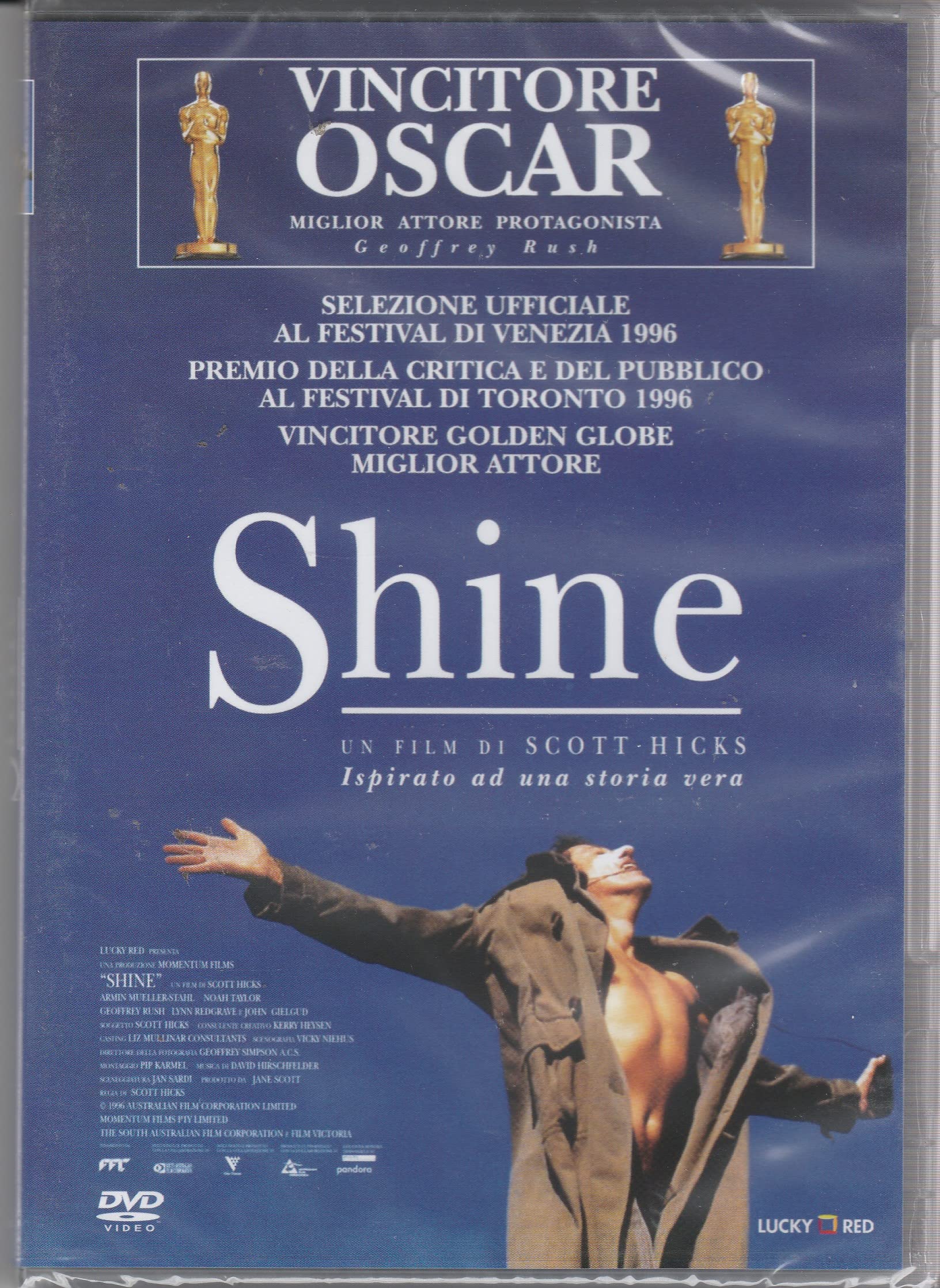Shine: Amazon.it: John Gielgud, Noah Taylor, Geoffrey Rush, Lynn ...