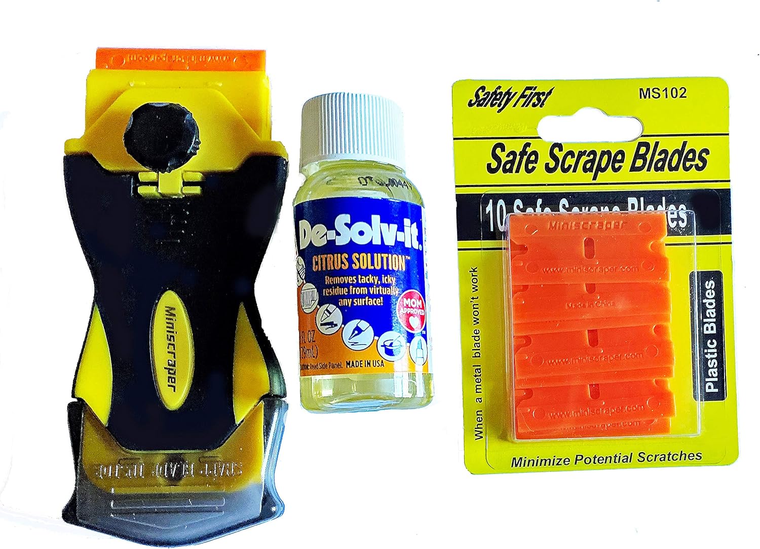 Amazon.com: De-Solv-It 1 Ounce Bottle Adhesive Remover with Scraper kit ...