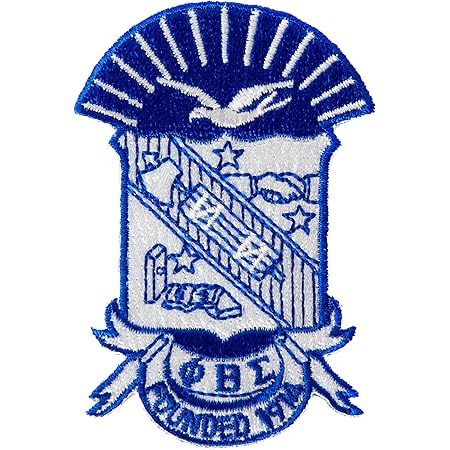 Amazon.com: Phi Beta Sigma Fraternity 4" Embroidered Appliqué Seal ...