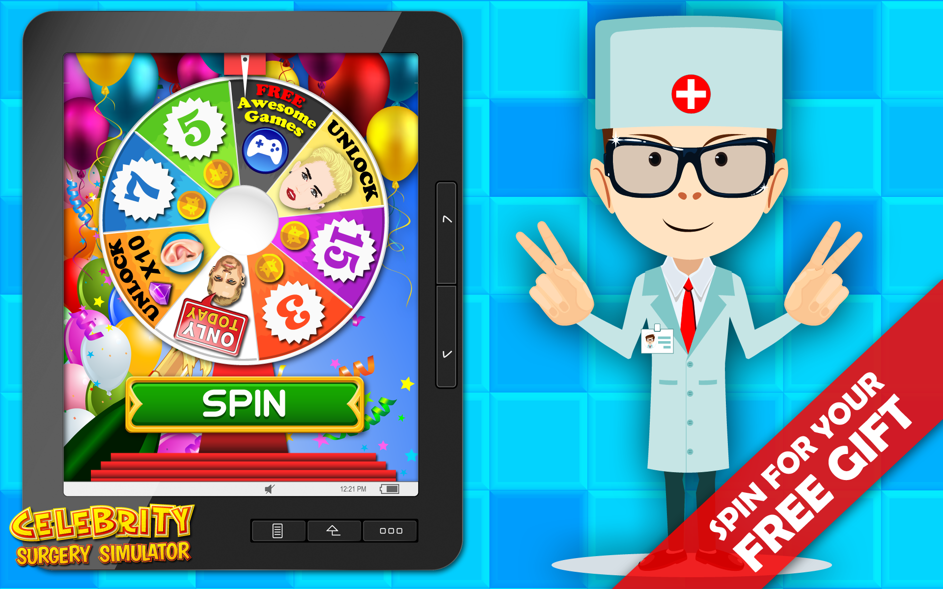 Celebrity Surgery Simulator: Stomach,Heart,Ear,Liver Surgeon Simulator ...