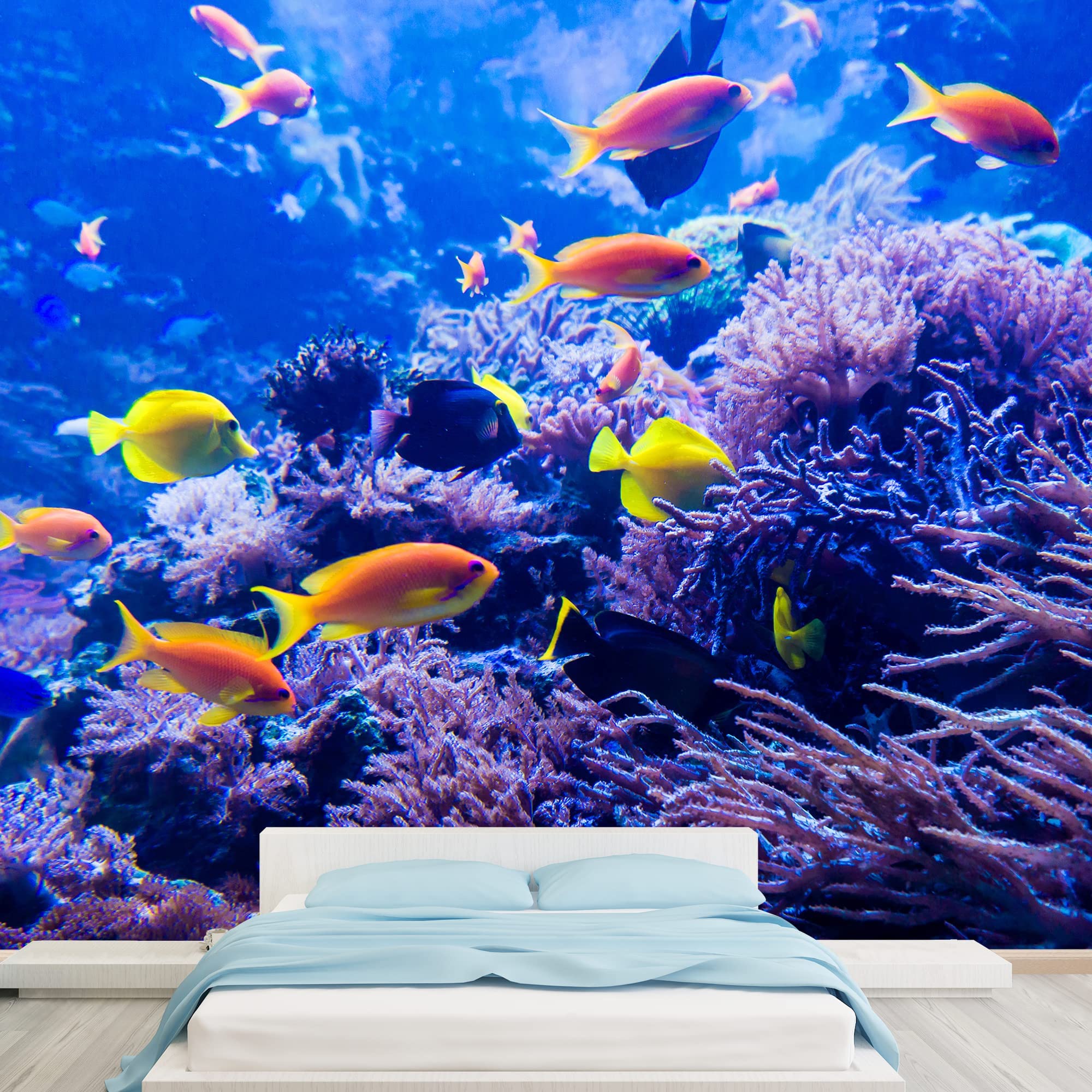 Mural De Pared Del Mar De Coral 8 Sea Wall Mural Ideas | Mural, Cheap