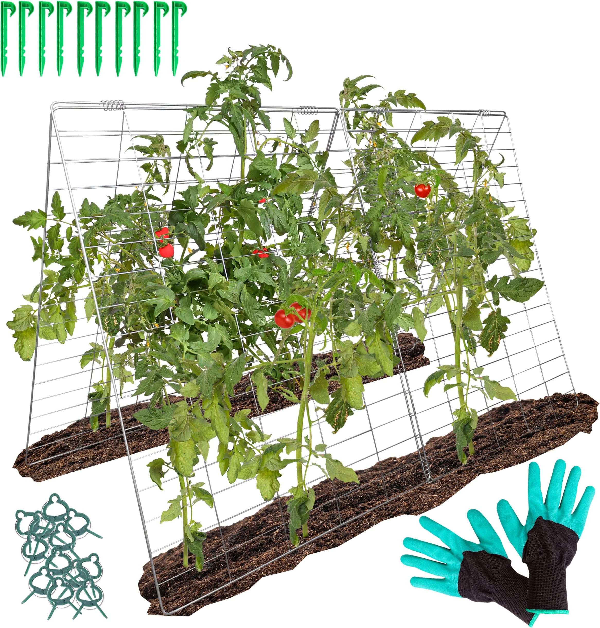 Amazon.com : Gardeners Supply Company Deluxe Cucumber Trellis | Easy to ...