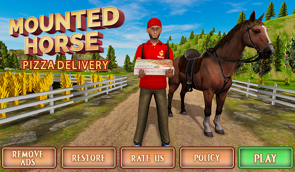 Horse Racing Pizza Delivery 3D Food Delivery Games - App on Amazon Appstore