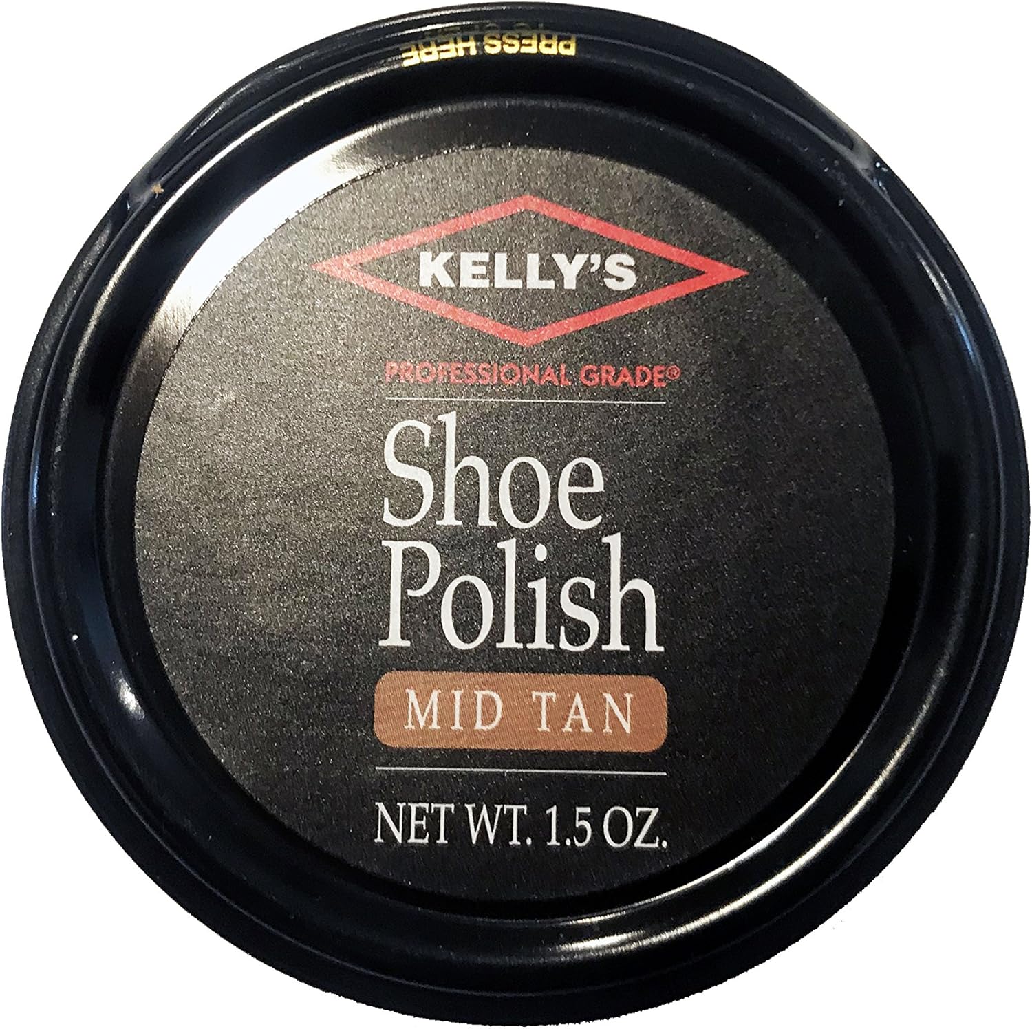 Amazon.com: Kelly's Professional Paste Shoe Polish 1.5oz - MID TAN ...