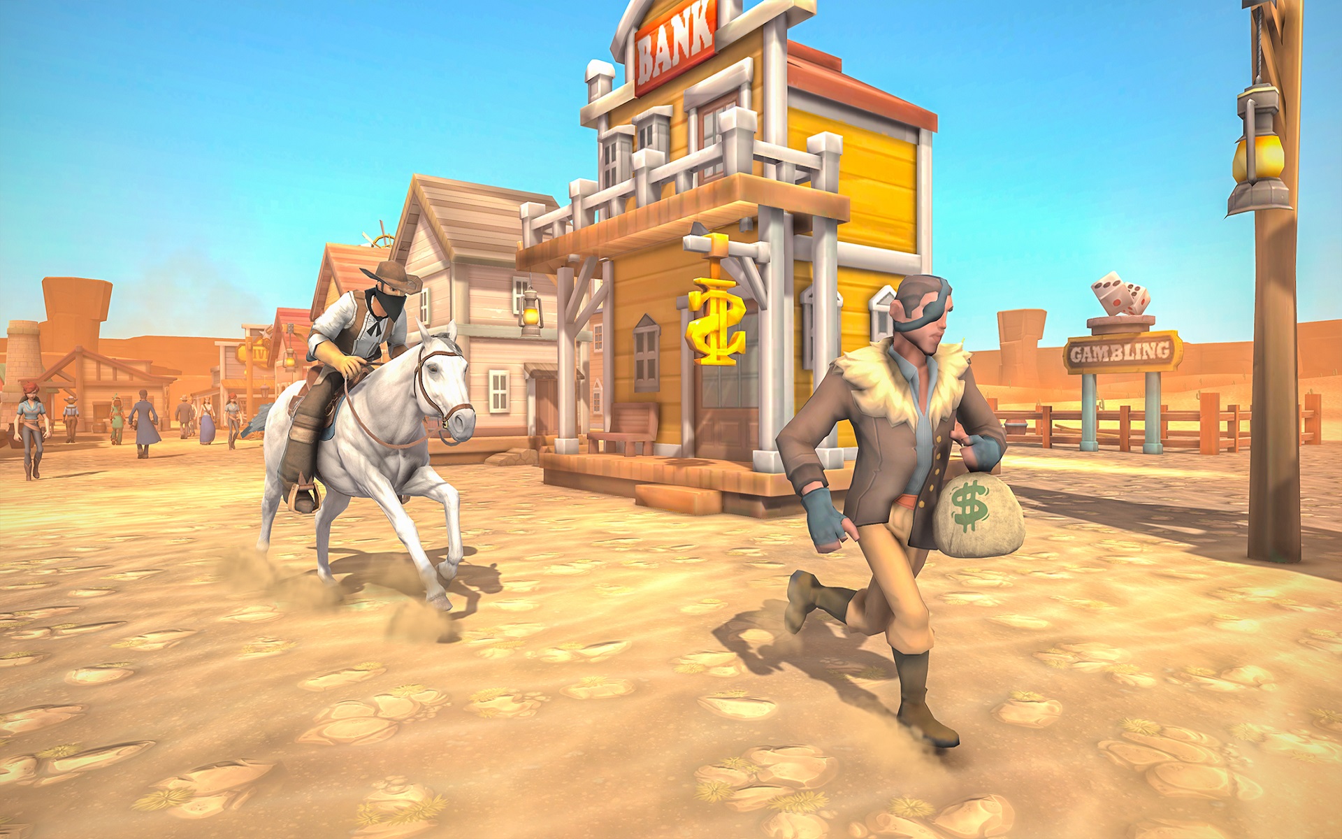 Wild West Cowboy Games 3D: Sheriff Horse Racing Games - App on Amazon ...