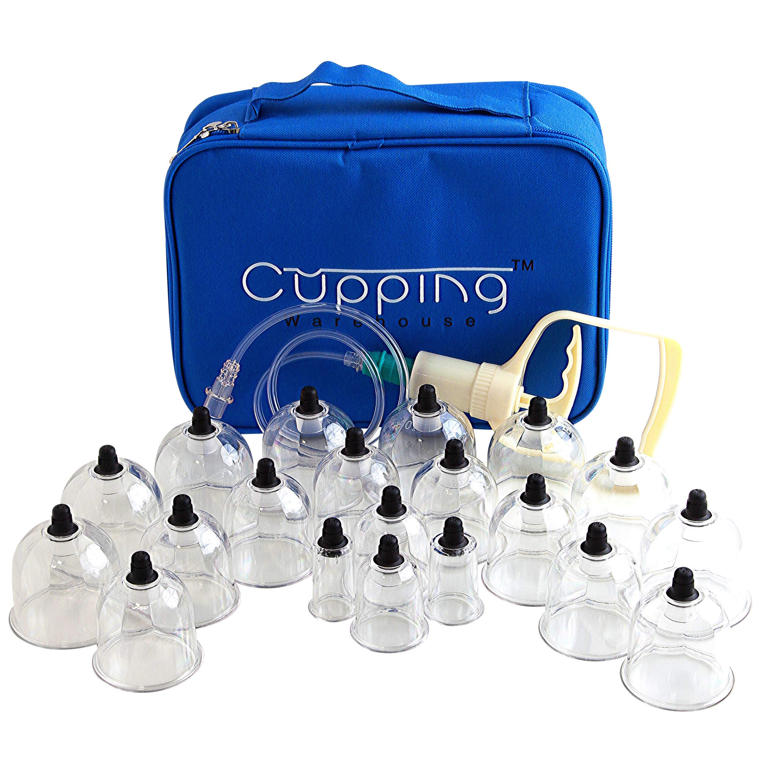 Buy Cupping Warehouse 20 Cup Polycarbonate Professional Cupping Therapy ...
