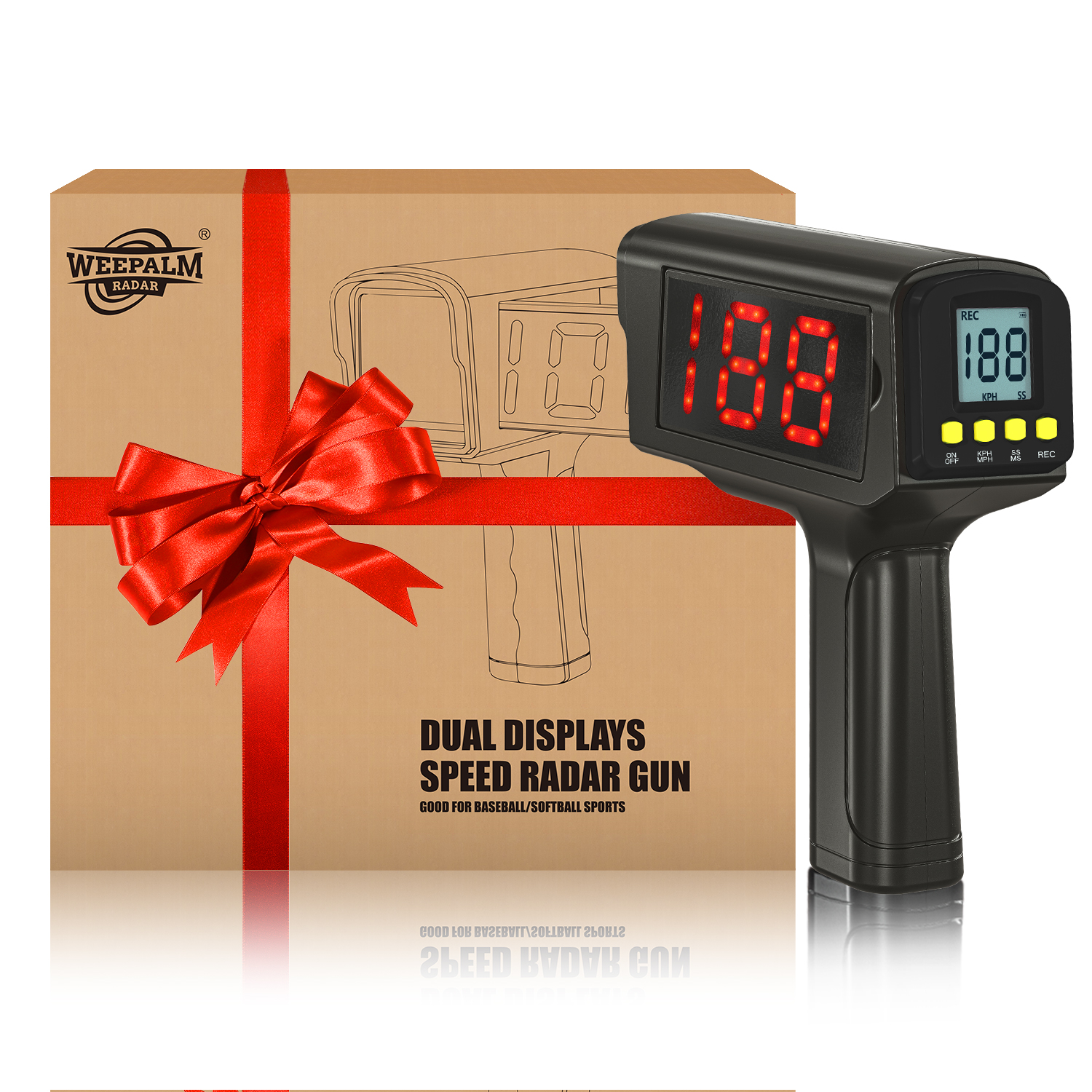 Watch WEEPALM Baseball Radar Gun With Stand on Amazon Live