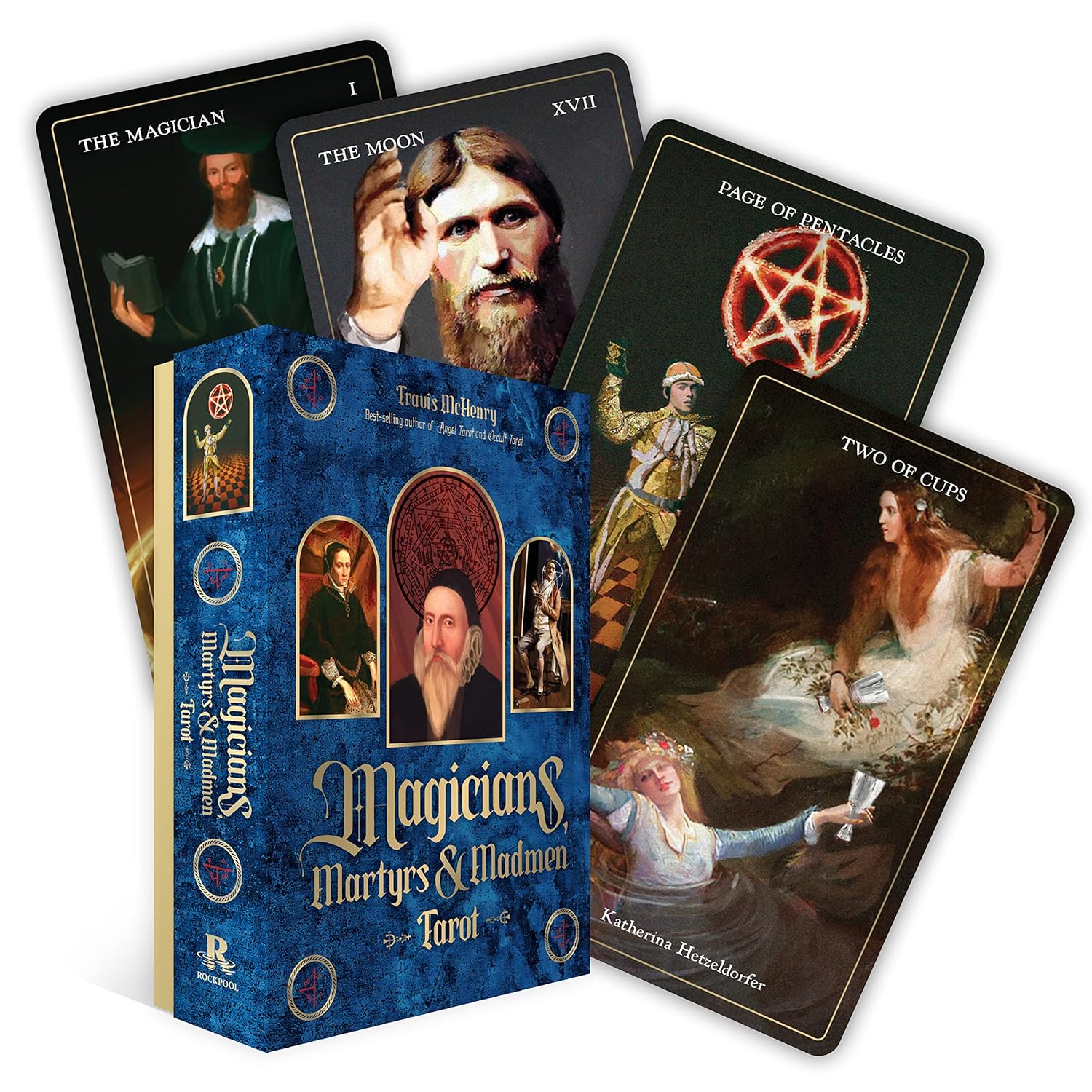 Magicians, Martyrs, and Madmen Tarot: (80 Cards and 128-Page Full-Color ...