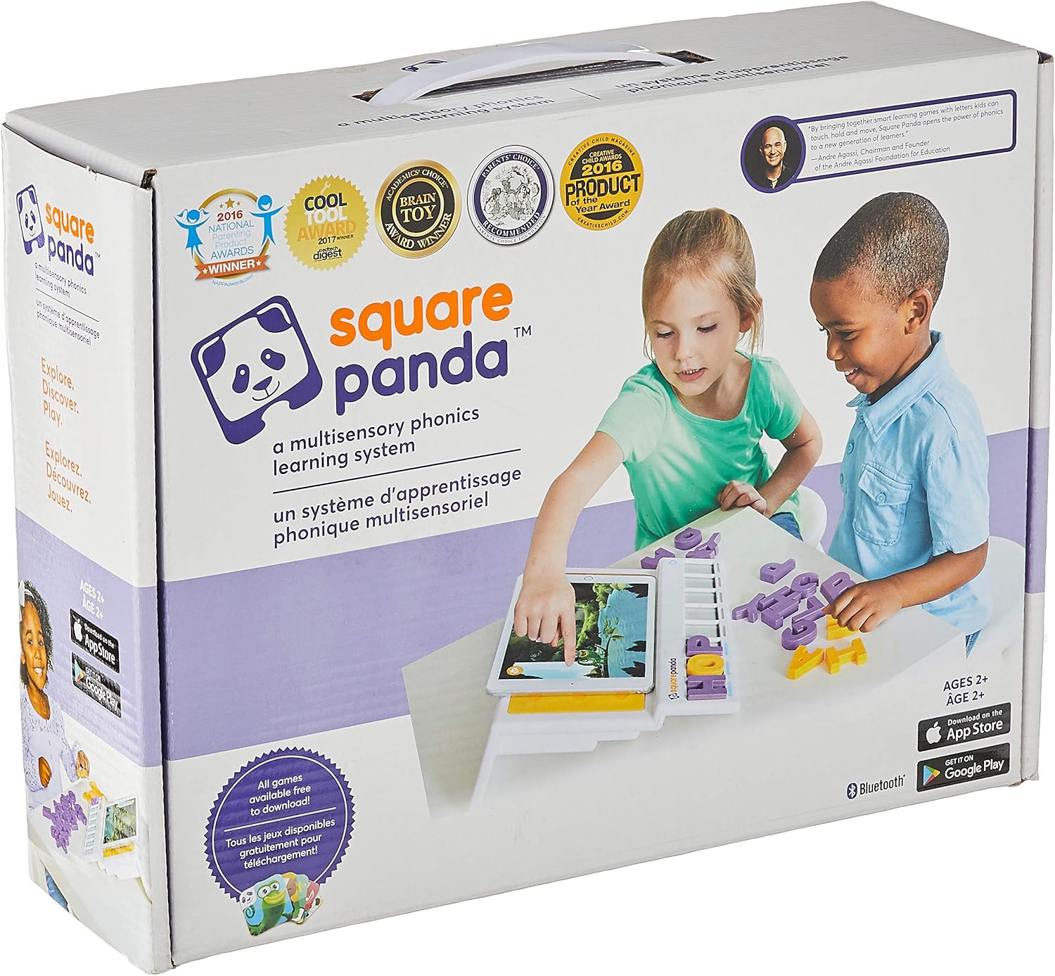 Amazon.com: Square Panda Phonics Multisensory Sight, Touch, and Sound ...
