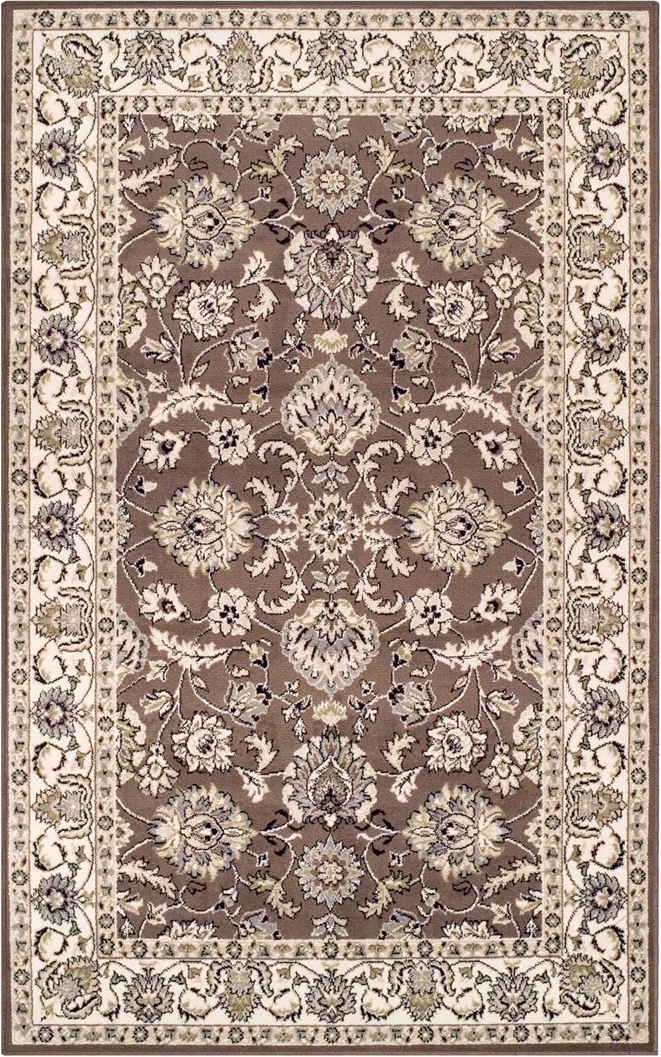 Amazon.com: SUPERIOR Indoor Area Rug, with Jute Backing, Chic Bordered ...