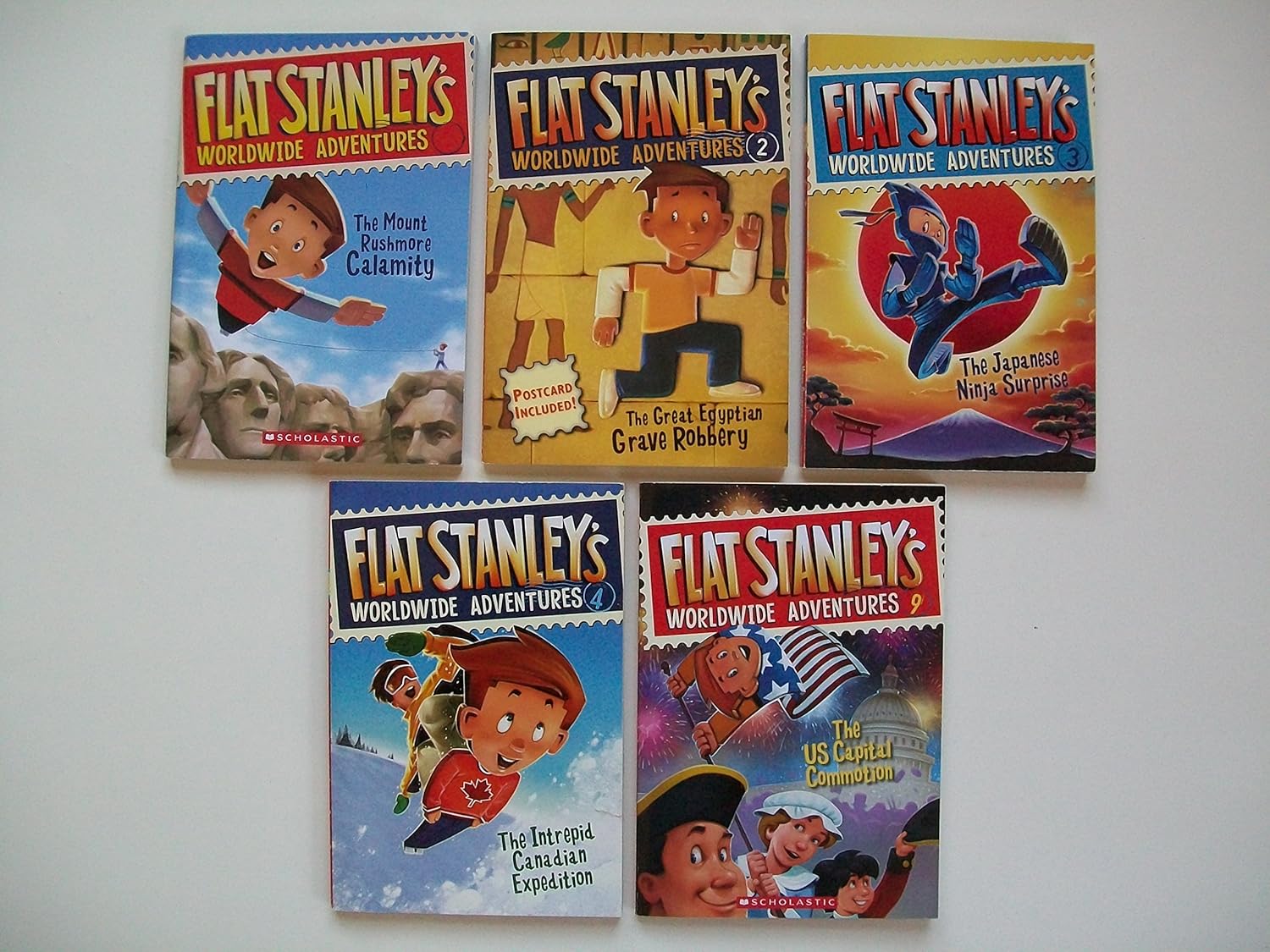 Flat Stanley's Worldwide Adventures (Set of 4) Mount Rushmore; Japanese ...