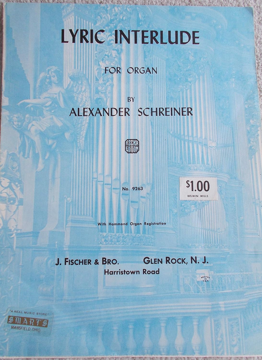 Lyric Interlude. For organ: Schreiner, Alexander: Amazon.com: Books