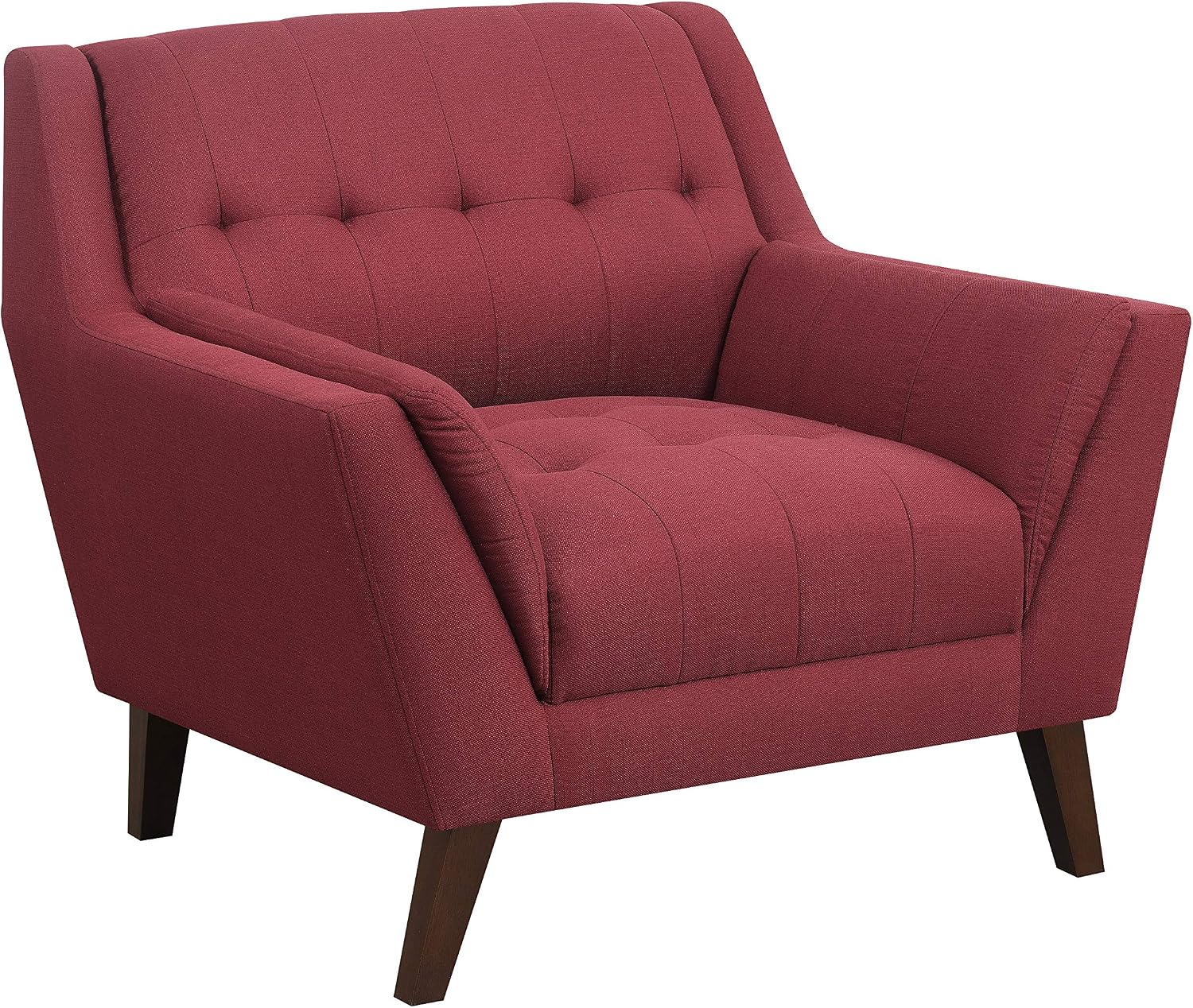 Amazon.com: Wallace & Bay Browning Accent Chair, Red : Home & Kitchen