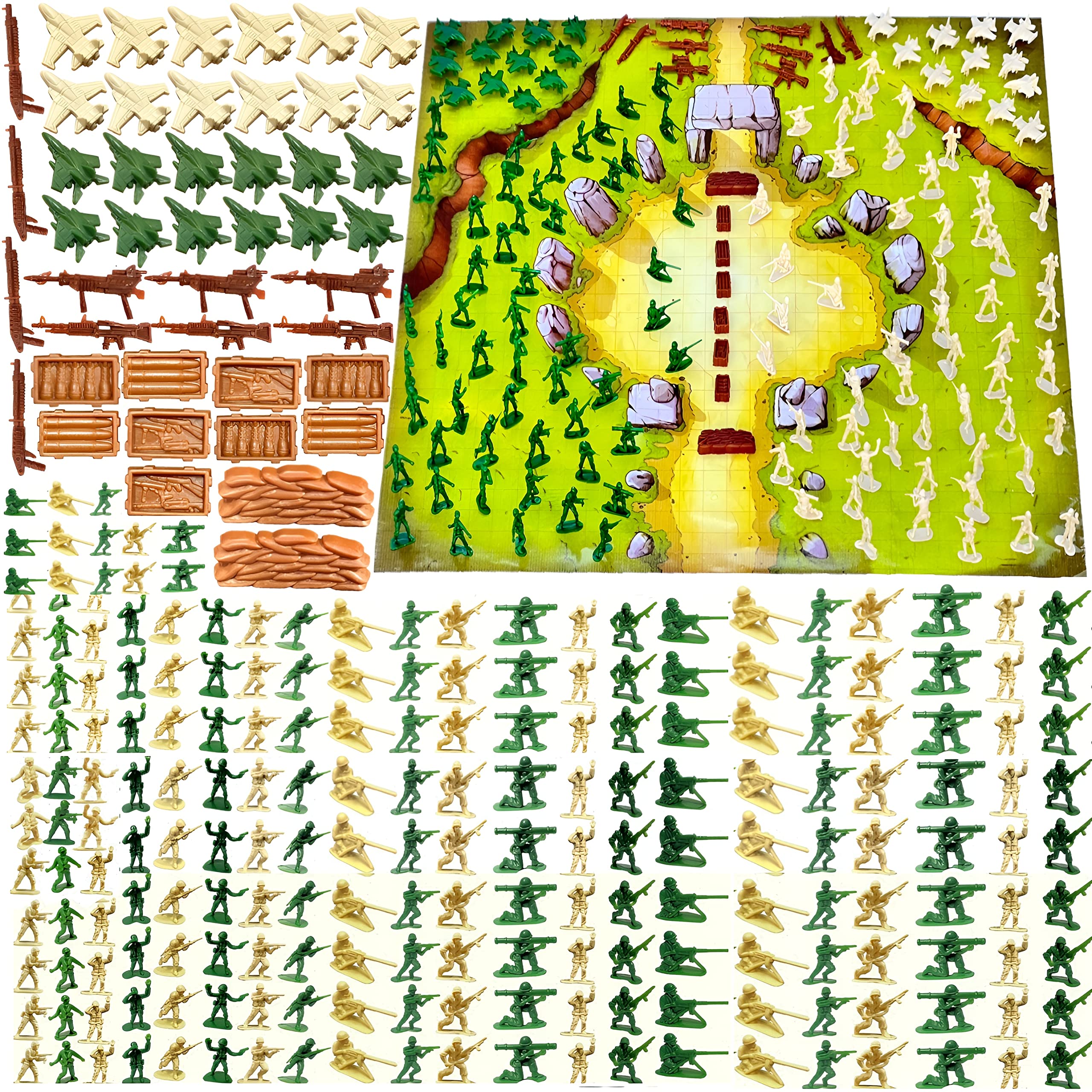 Buy Mini Gifts - Army Toy Set, Military Toy Set for Kids with 88 Army ...