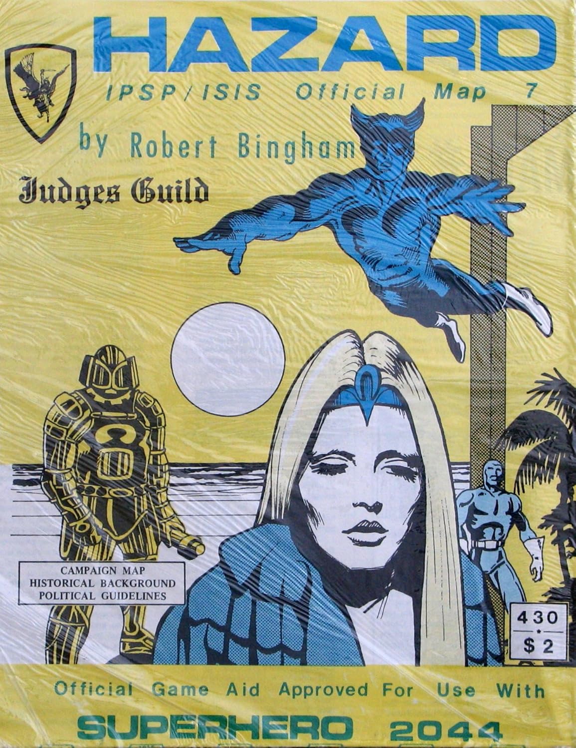 Hazard: IPSP/ISIS Official Map 7 (Superhero 2044): Robert Bingham ...