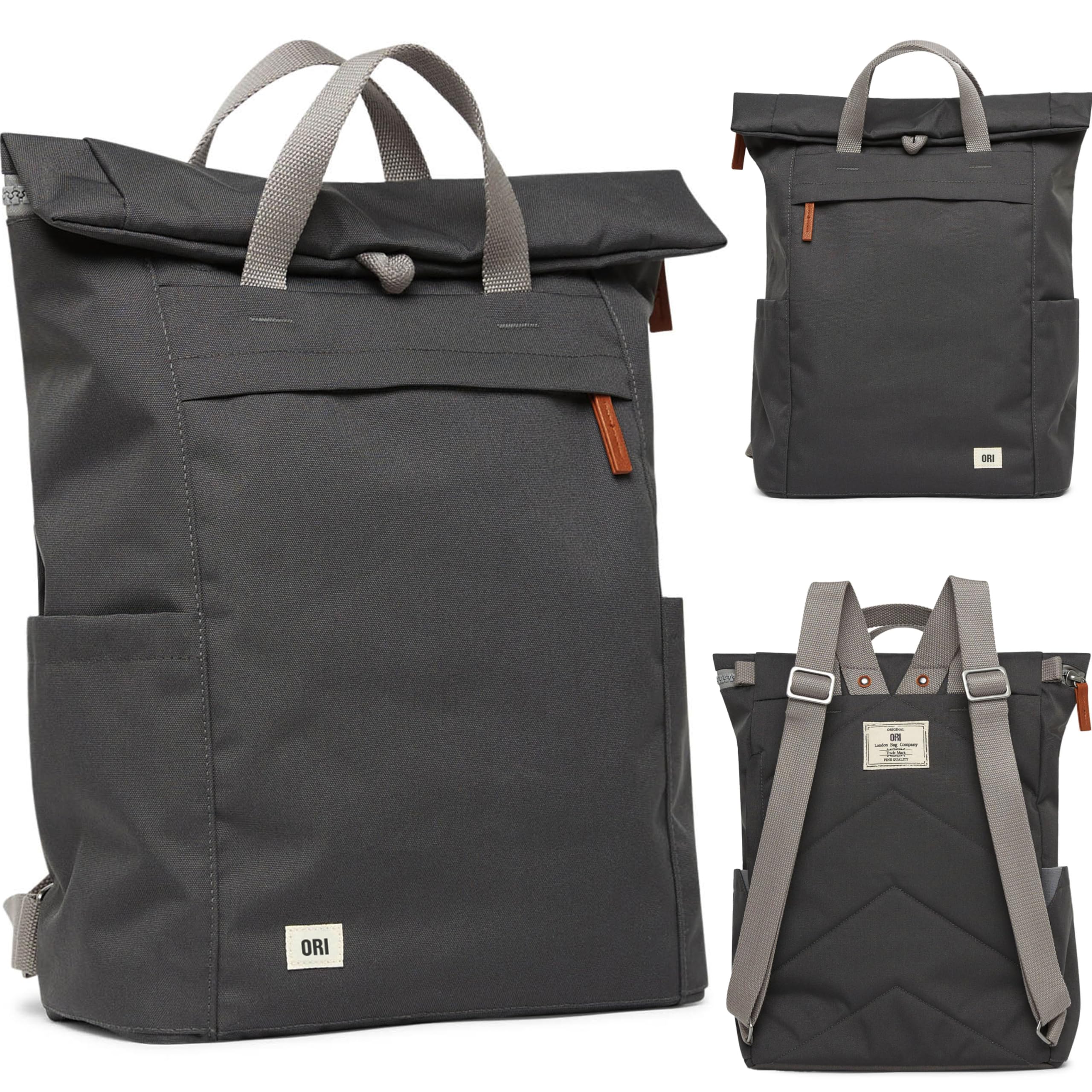 Amazon.com: ORI LONDON Rolltop Backpack for Men & Women with Magnetic ...