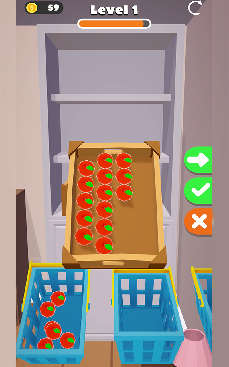 Fill The Fridge Cabinet Product Organizing 3D Fridge Organizing Game ...