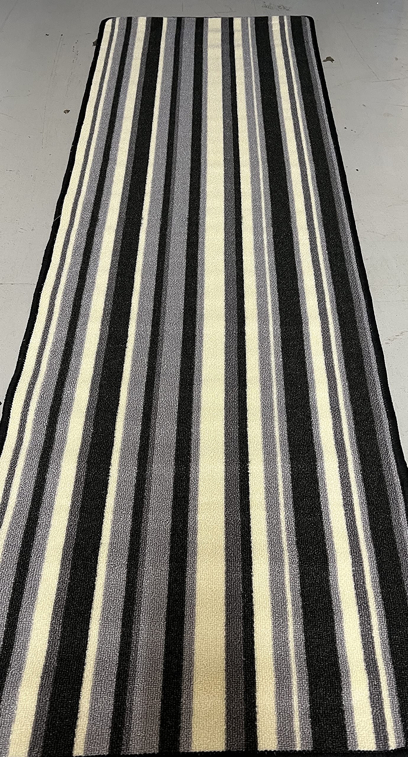 OrientalRugCompany Non Slip Striped Washable Kitchen Utility Caravan ...