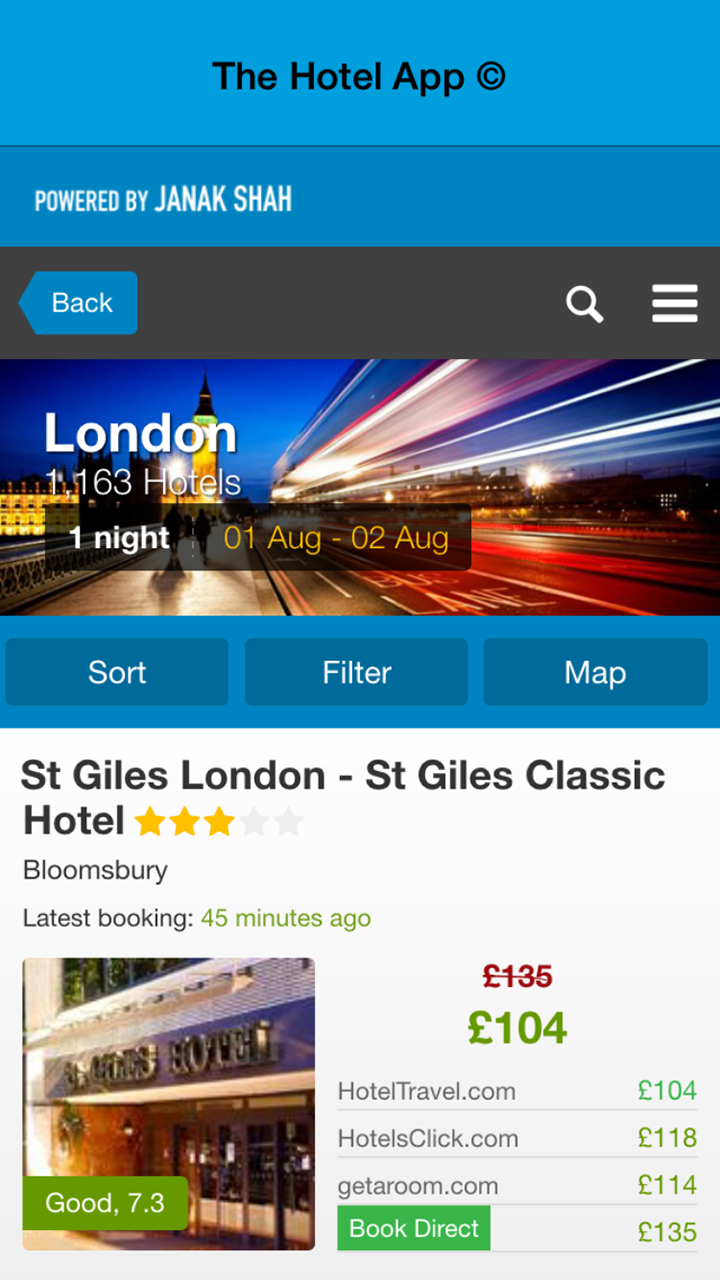 Hotel Search © - App on Amazon Appstore
