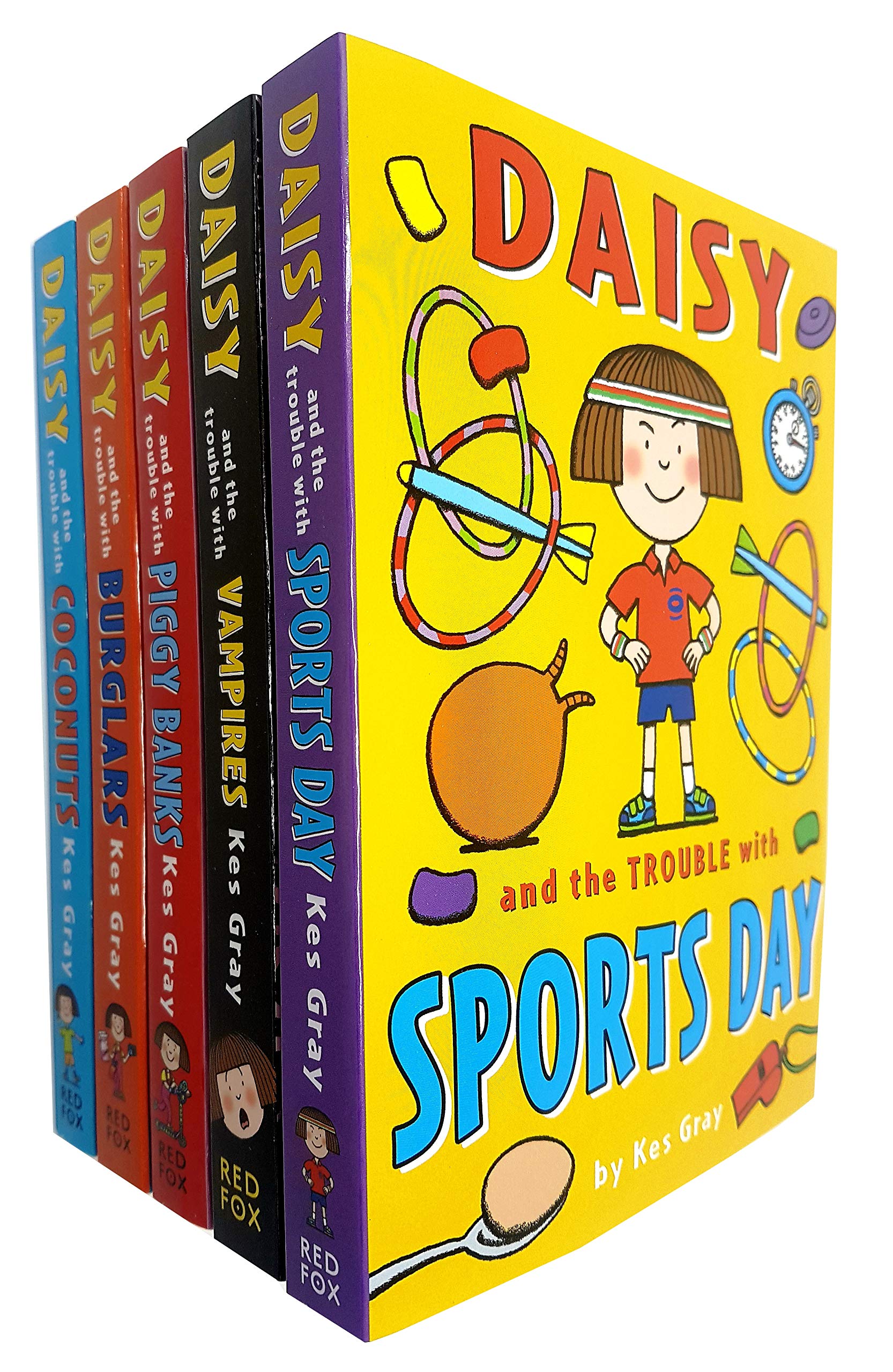 Daisy and the Trouble Collection Kes Gray 5 Books Set inc Series 2 ...