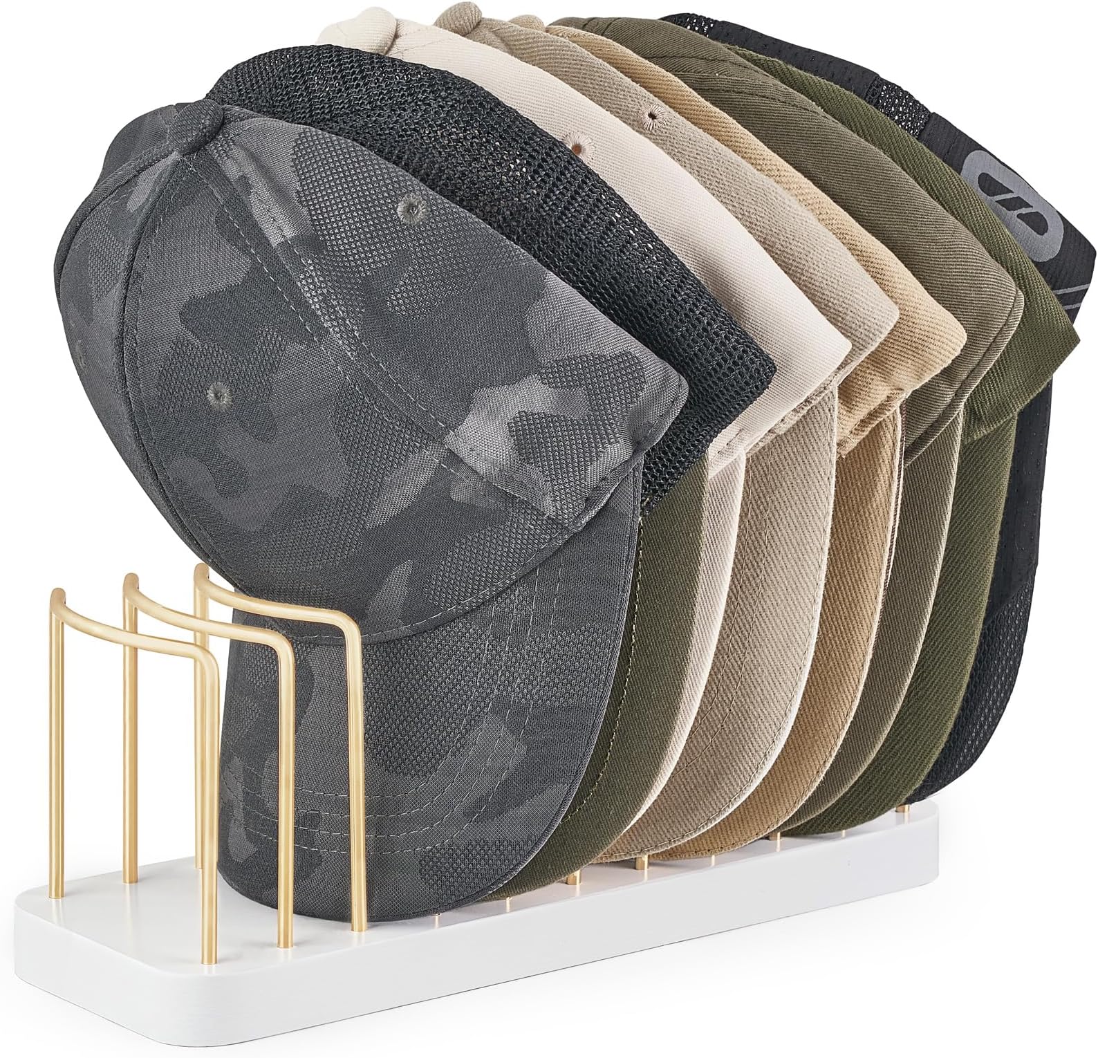 Amazon.com: HzTinT 2 Pack Hat Organizer for Baseball Caps, Metal Hat ...