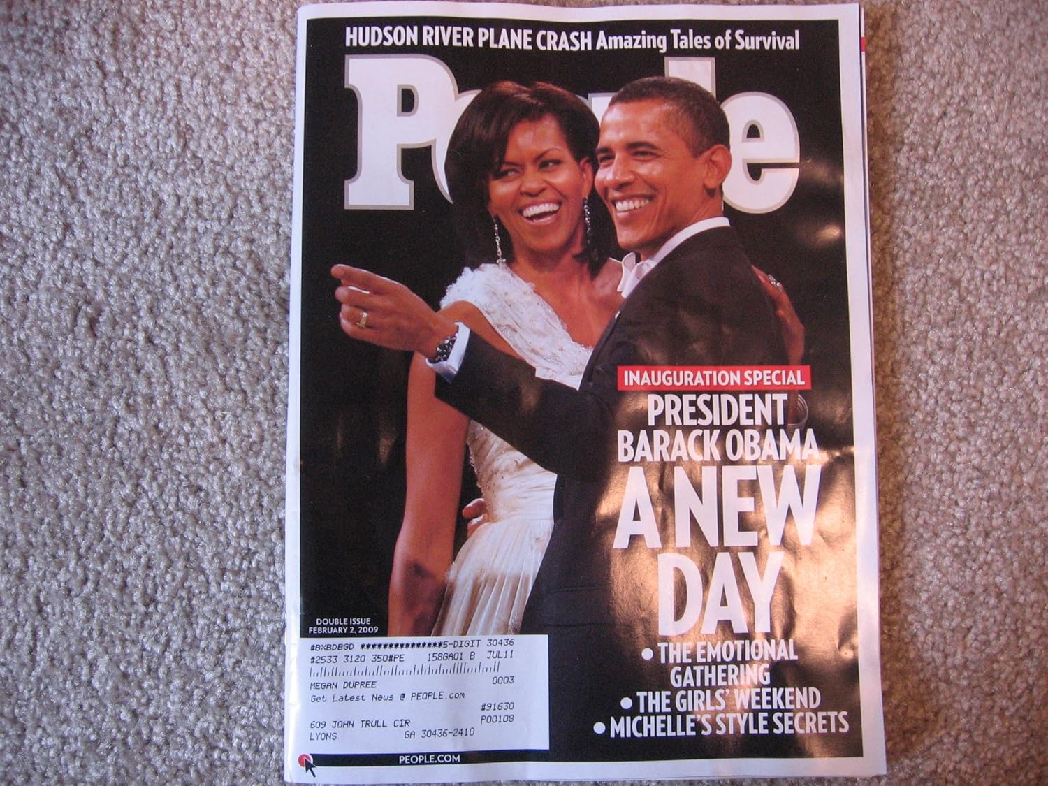 People Magazine February 2, 2009 - President Barack Obama: A New Day ...
