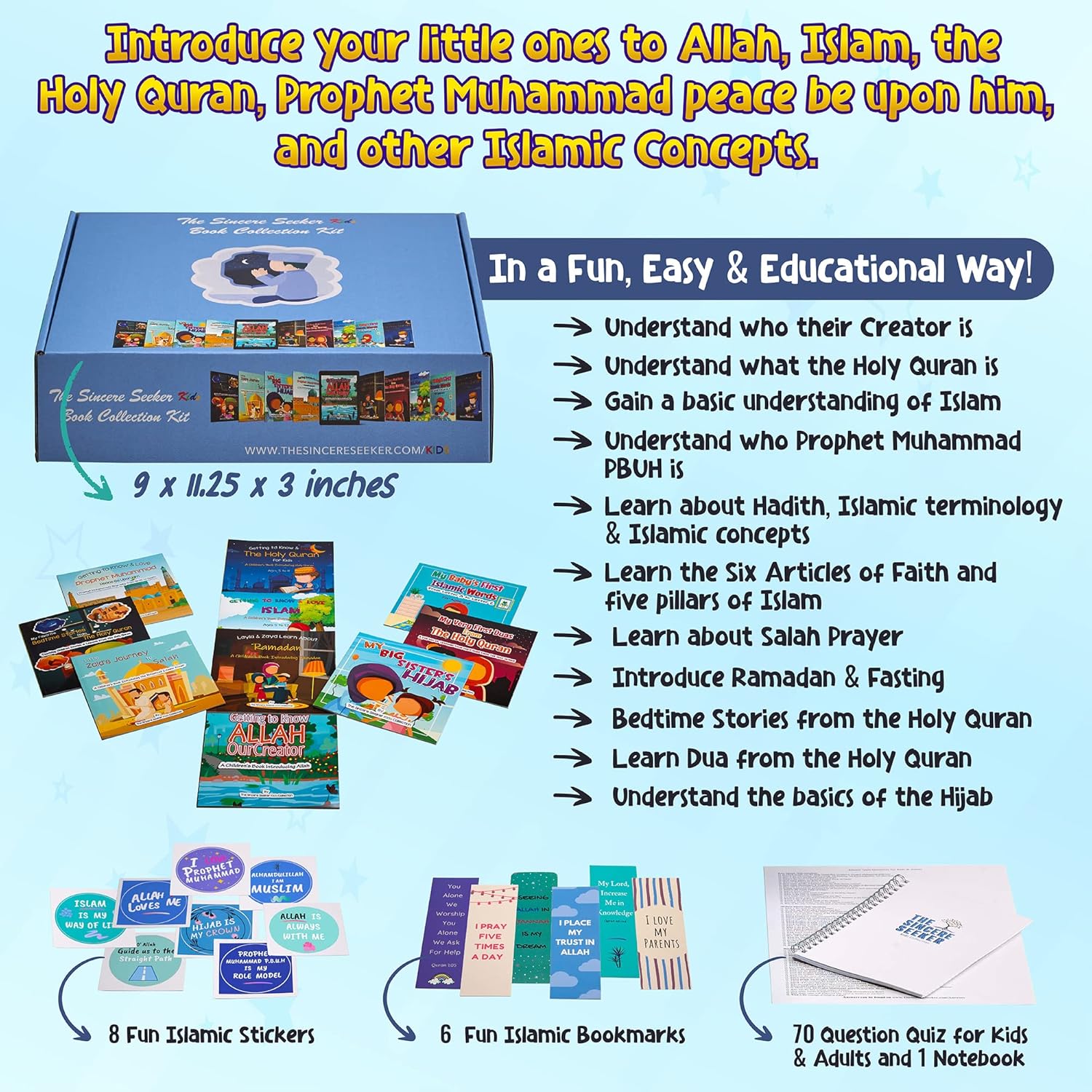 Amazon.com: Islamic Books for Kids Kit | Islamic Stories of Prophets ...