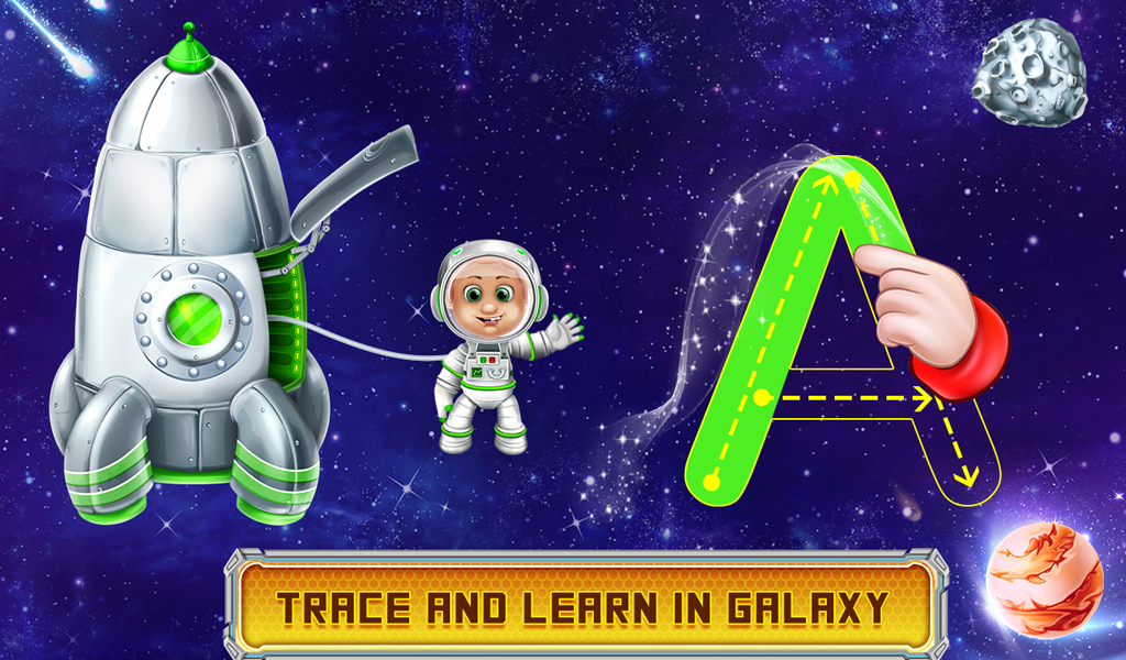 ABC Kids Learning - Phonics & Tracing in Galaxy - App on Amazon Appstore