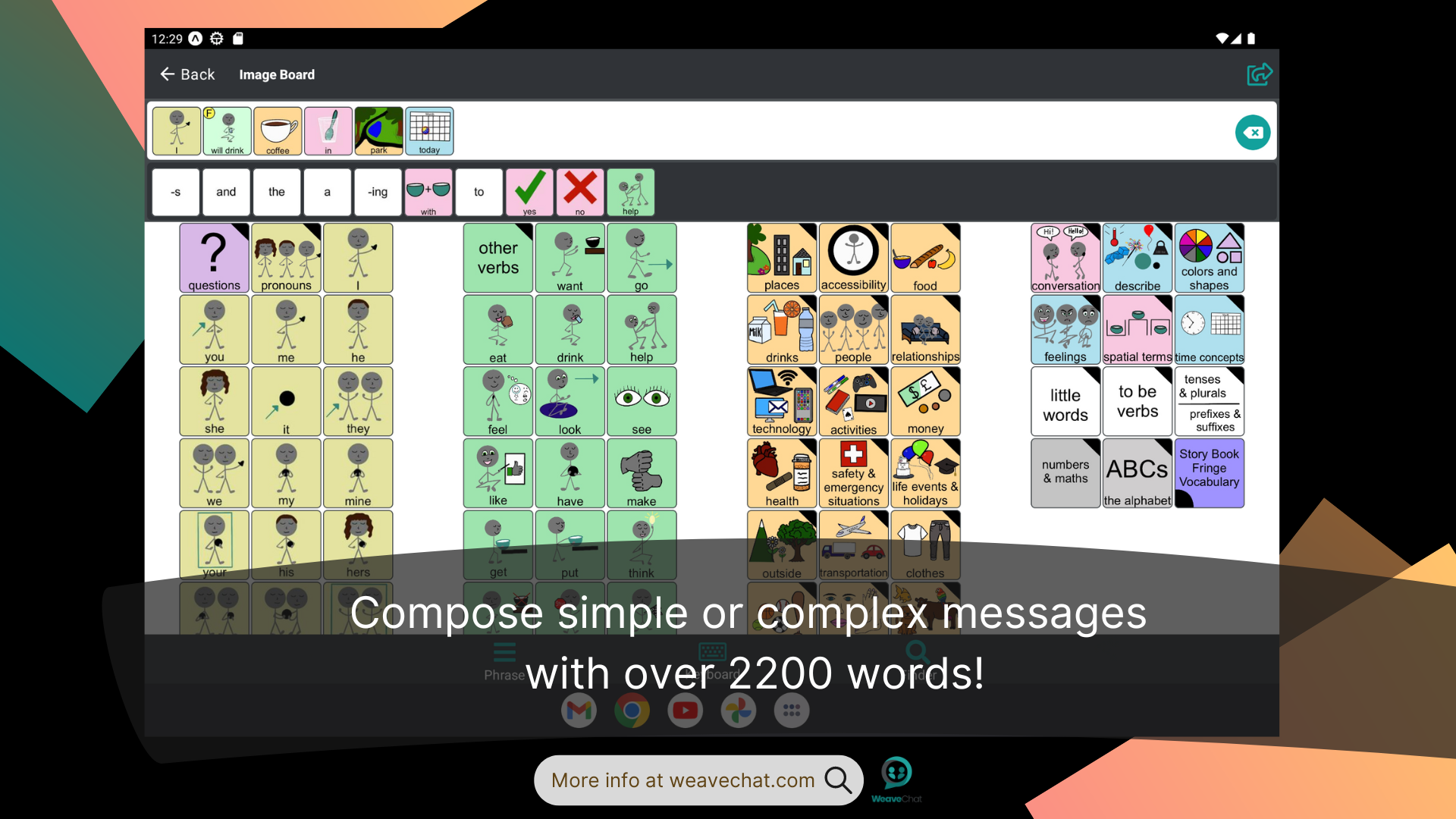 Weave Chat AAC - Dynamic, Customizable, & Free - App on Amazon Appstore