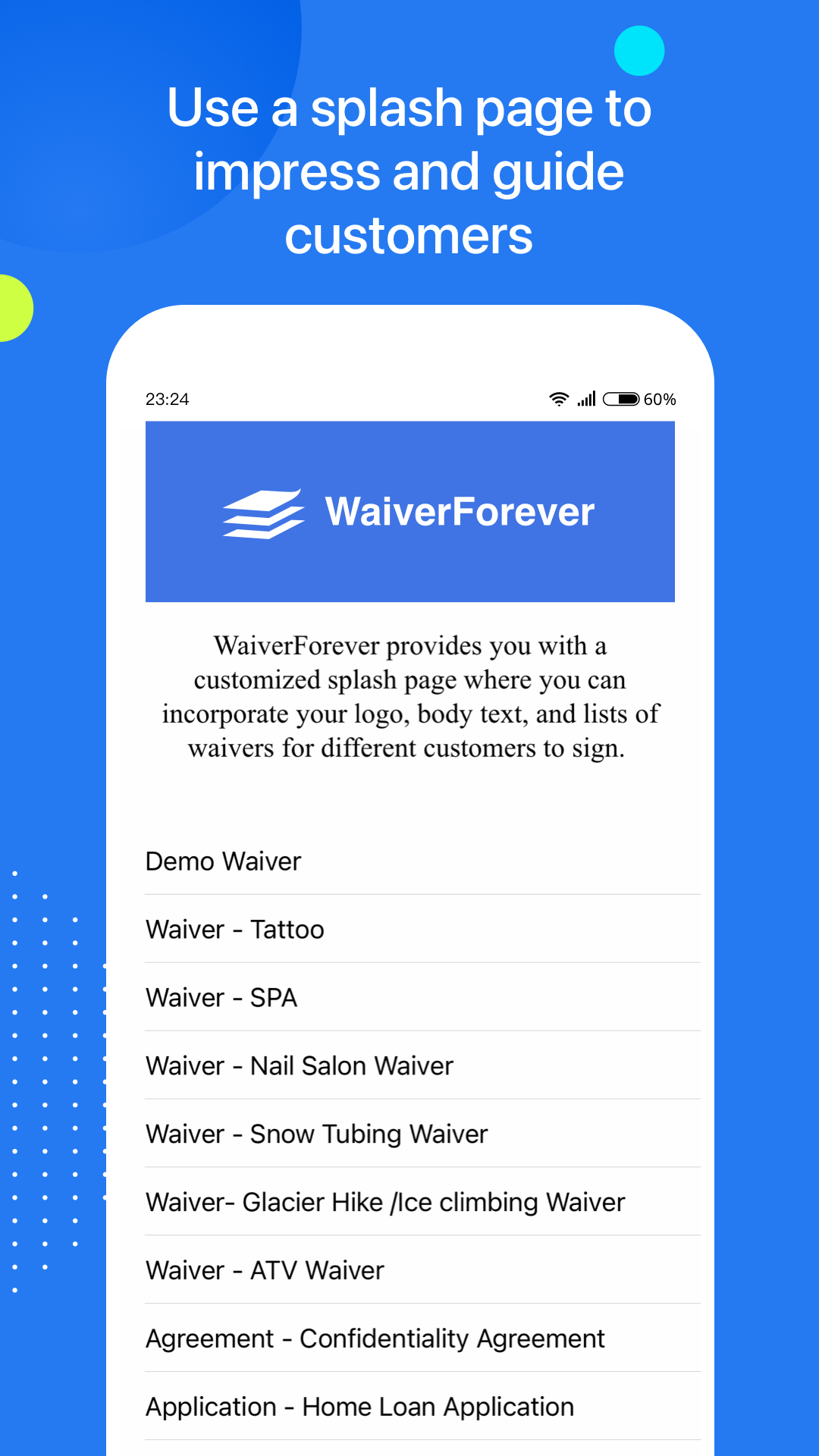 WaiverForever - The leading electronic waiver app - App on Amazon Appstore