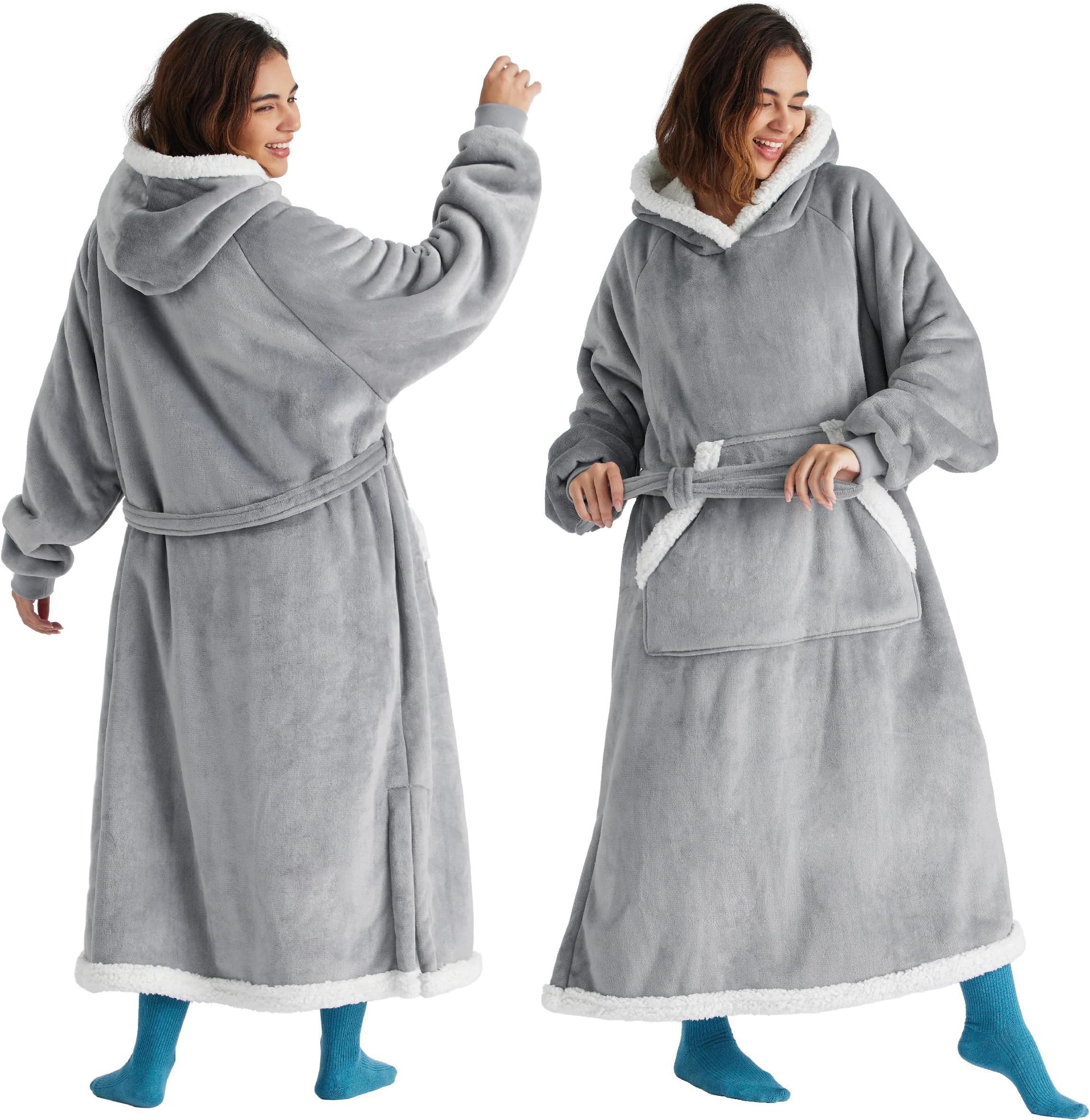 Amazon.com: Bedsure Wearable Blanket Hoodie Gifts for Women - Cozy ...
