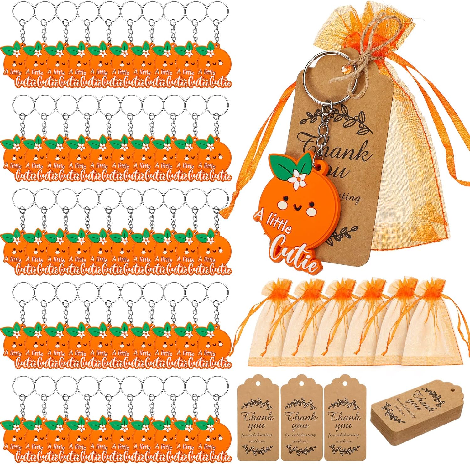 Amazon.com: Roowest 50 Sets Little Cutie Baby Shower Party Favors with ...