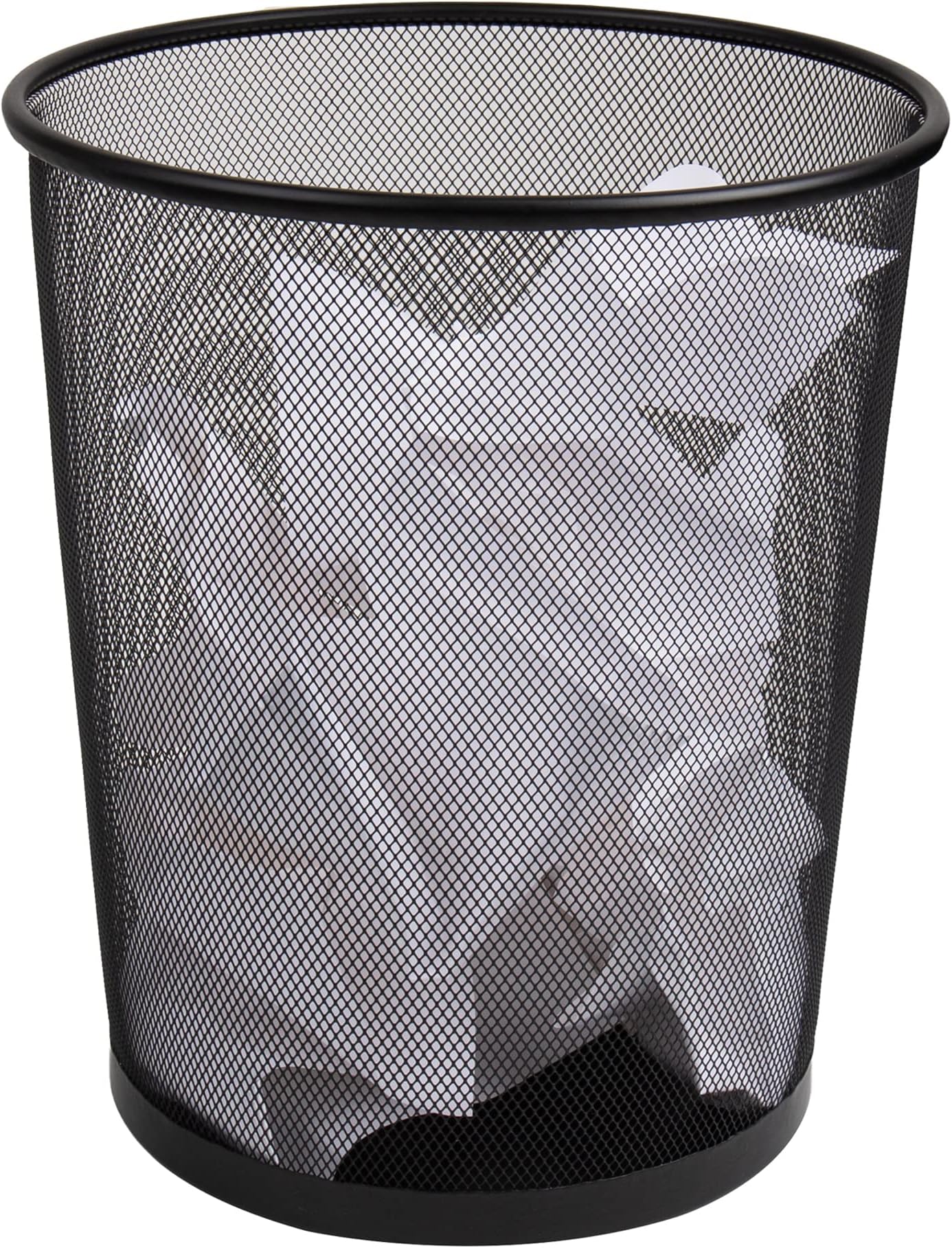 Amazon.com: Essentials Wire Mesh Waste Basket (Black) : Home & Kitchen