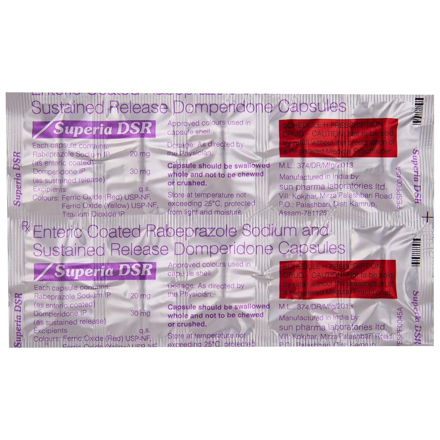 Superia DSR - Strip of 10 Capsules : Amazon.in: Health & Personal Care