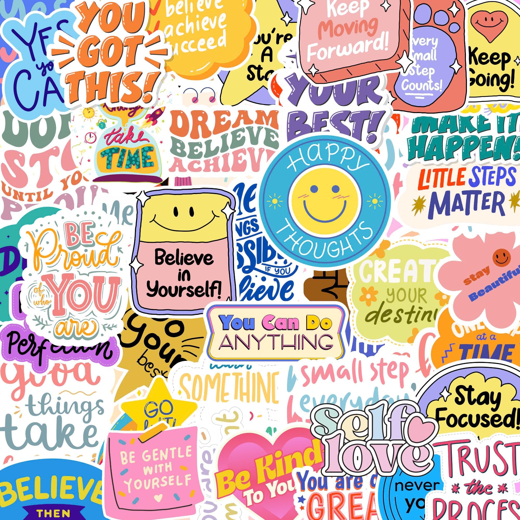 Amazon.com: Motivational Stickers - Vinyl Inspirational Stickers for ...