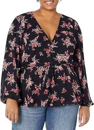 Amazon.com: City Chic Women's Apparel Women's Plus Size Top Arianna ...