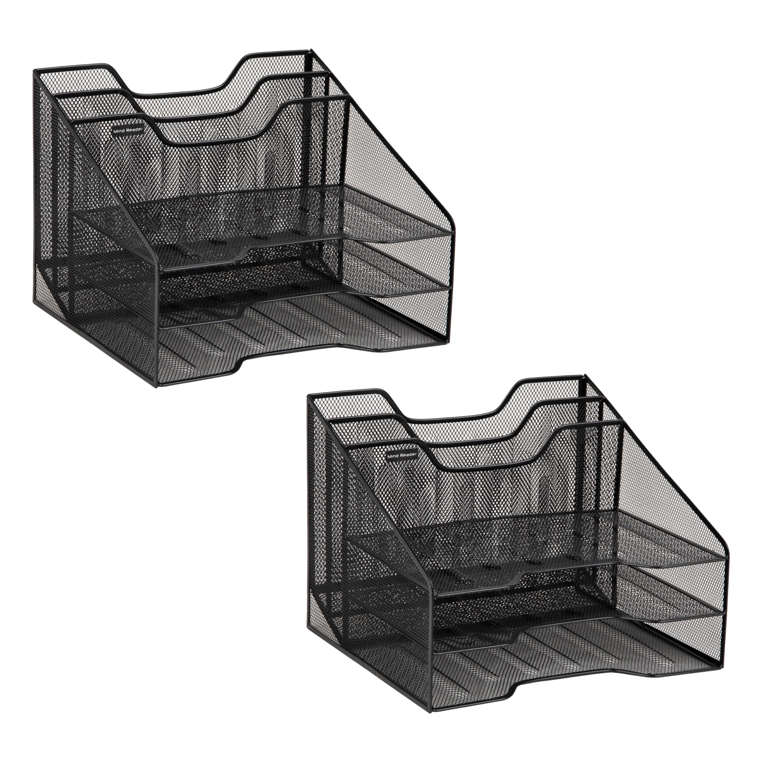 Amazon.com: Mind Reader File Organizer, Set of 2, Desk Organizer ...