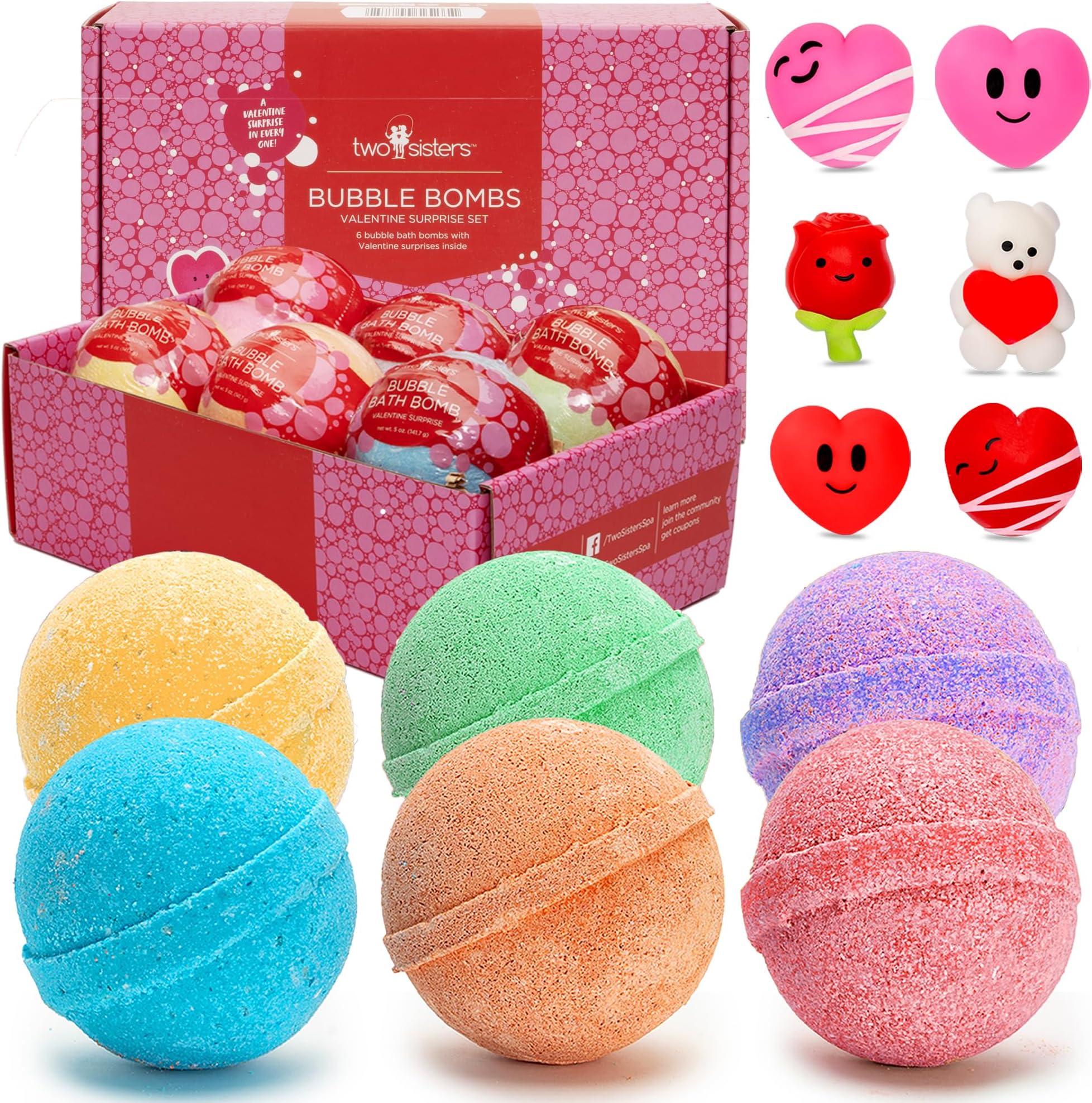 Amazon.com: Hallu Mermaid Coral Party Large Bath Bomb for Women, Teens ...