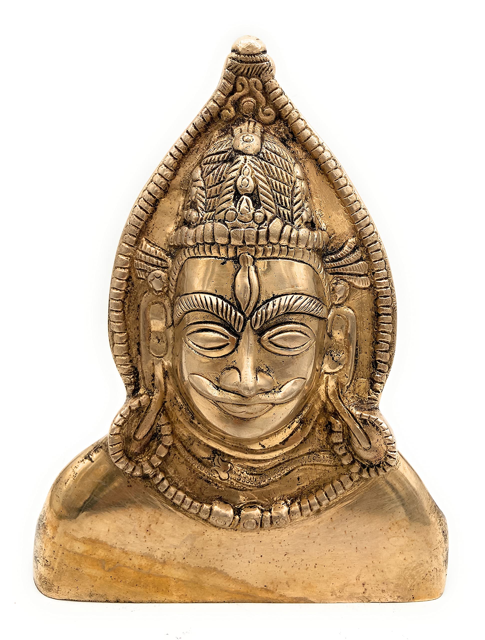 Buy Bhunes Brass Shiva Face | Shiva Face for Pooja | Shiva Face Idol ...