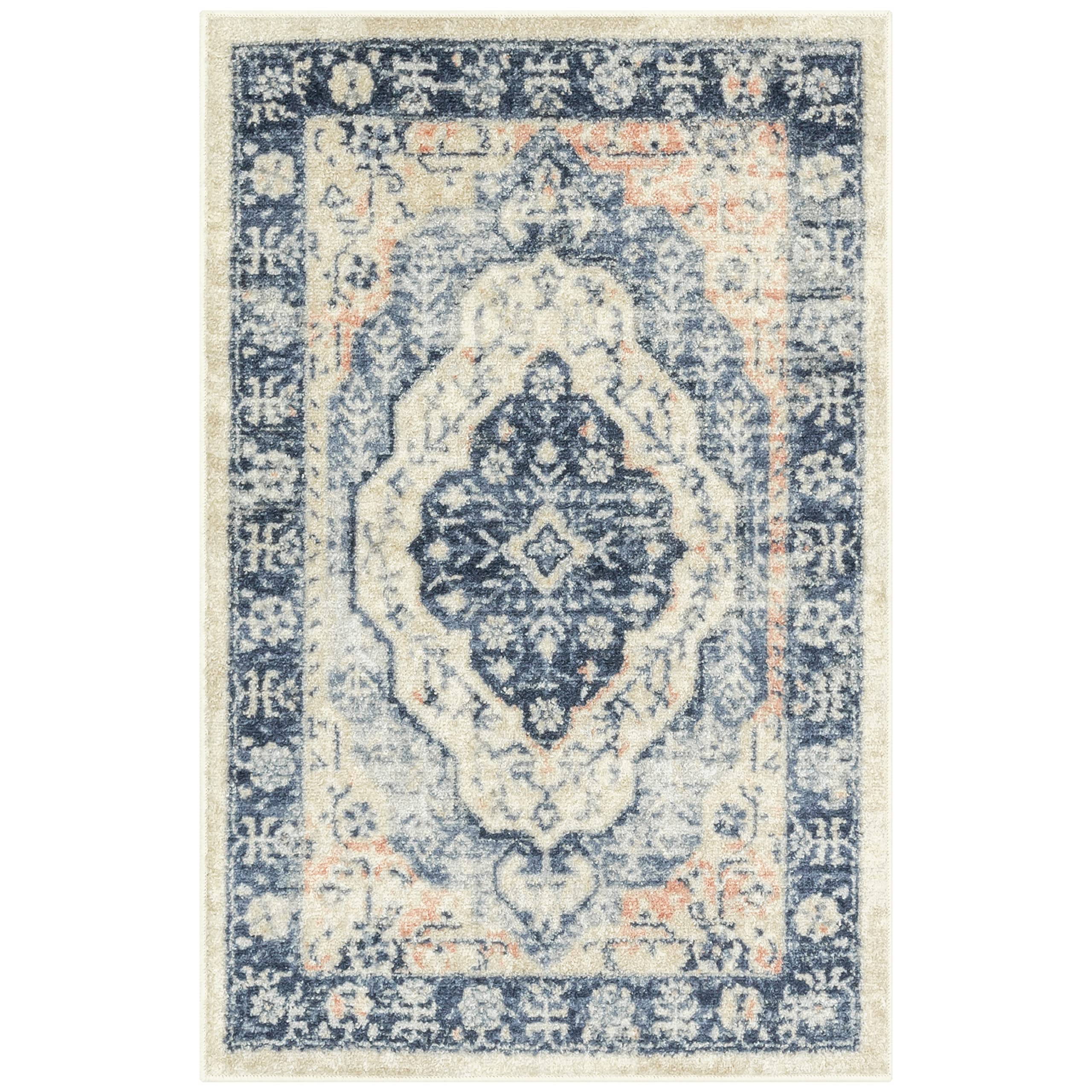 Buy Les Rugs Caprice Boho Medallion Trellis Kitchen Rugs Non Skid