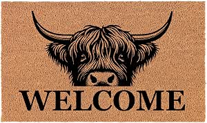 Amazon.com: Welcome Doormat Coco Coir Door Mat Gift Welcome Peeking ...