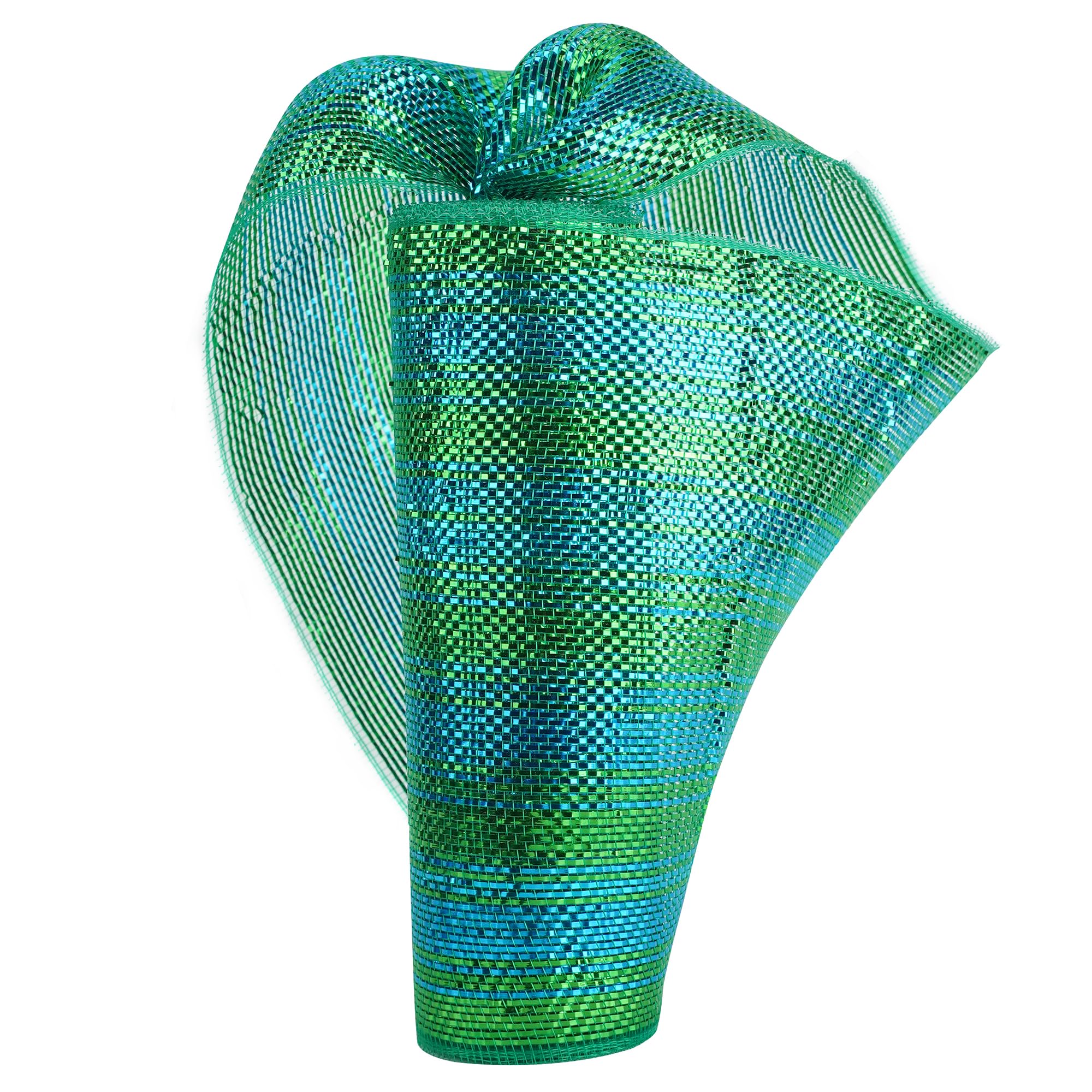 Amazon.com: HUIHUANG Peacock Color Deco Mesh 10 inch Wide Mesh Ribbon ...