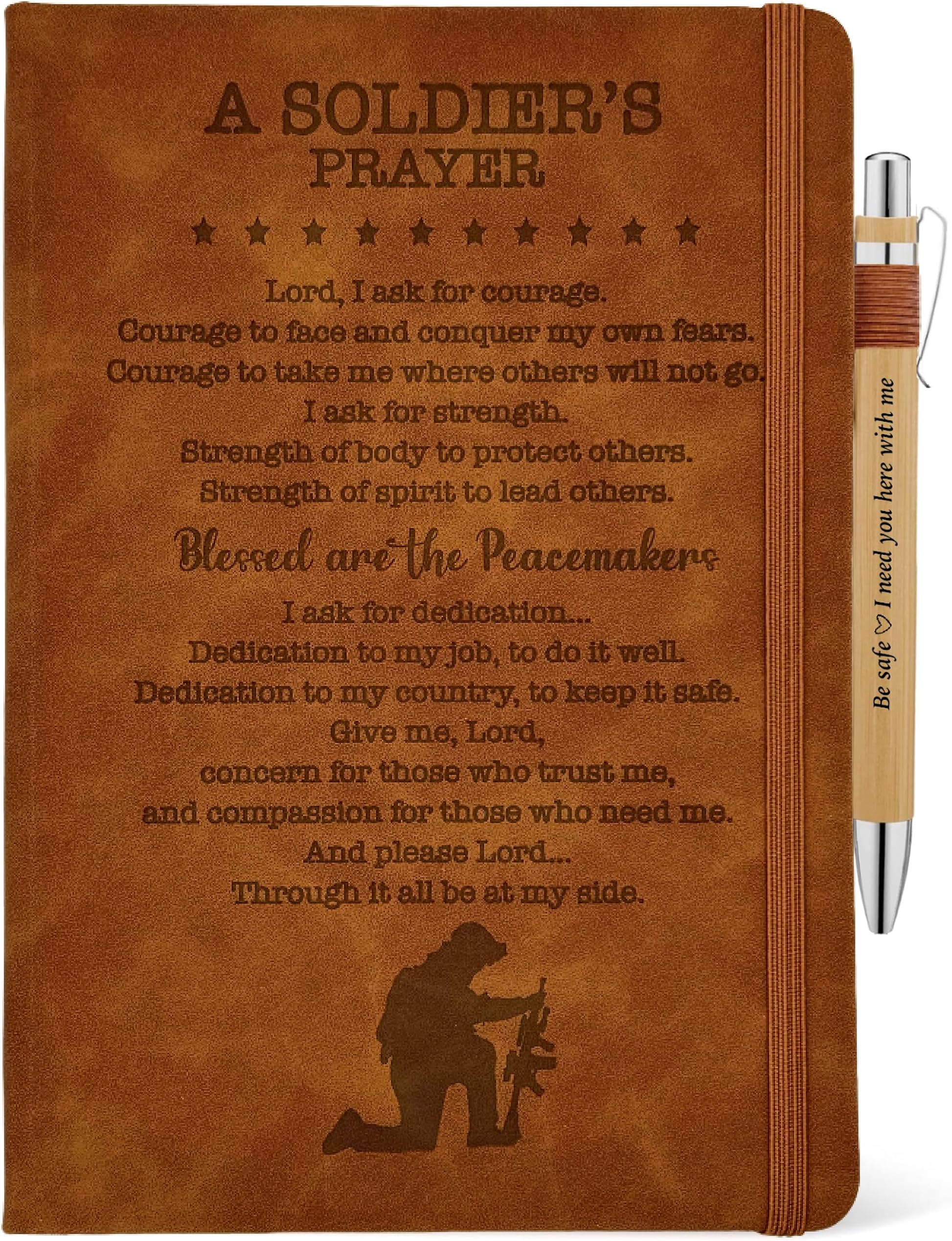 Amazon.com : Soldier Prayer Journal 200 Pages Notebook Diary A5 Lined ...