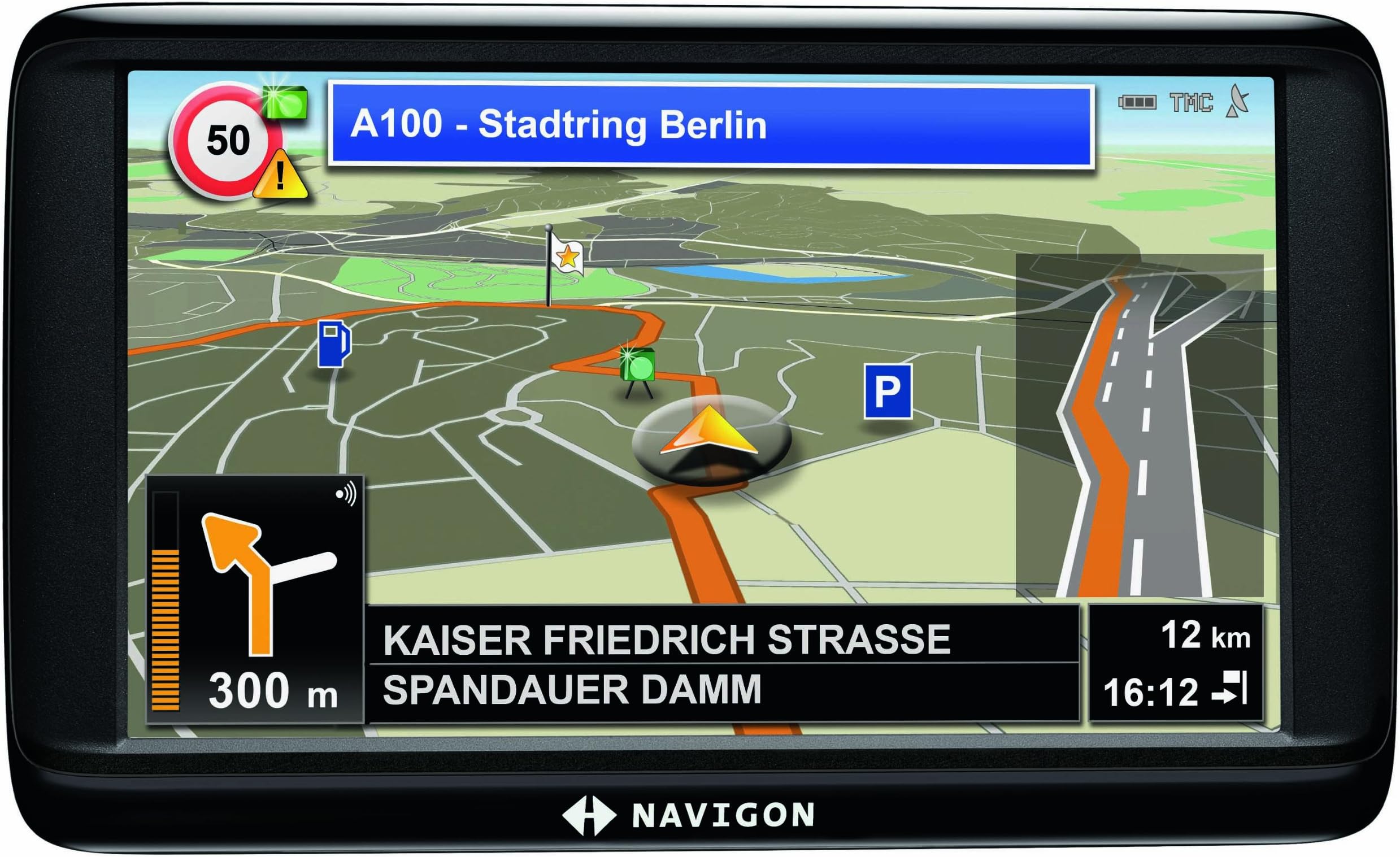 Navigon 70 Easy Navigationssystem (12,7 cm Display, Europa 20, TMC ...