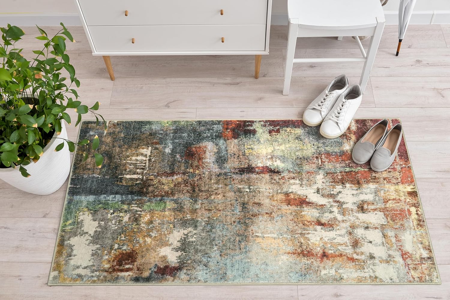 Amazon.com: Morebes Washable Entryway Rugs Indoor, 2x4 Rug Non-Slip ...