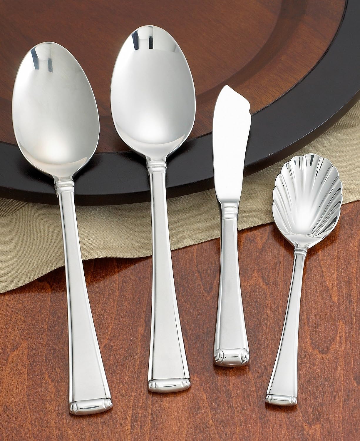 Gorham Column 4-Piece Stainless Flatware Serving Set : Amazon.ca: Home