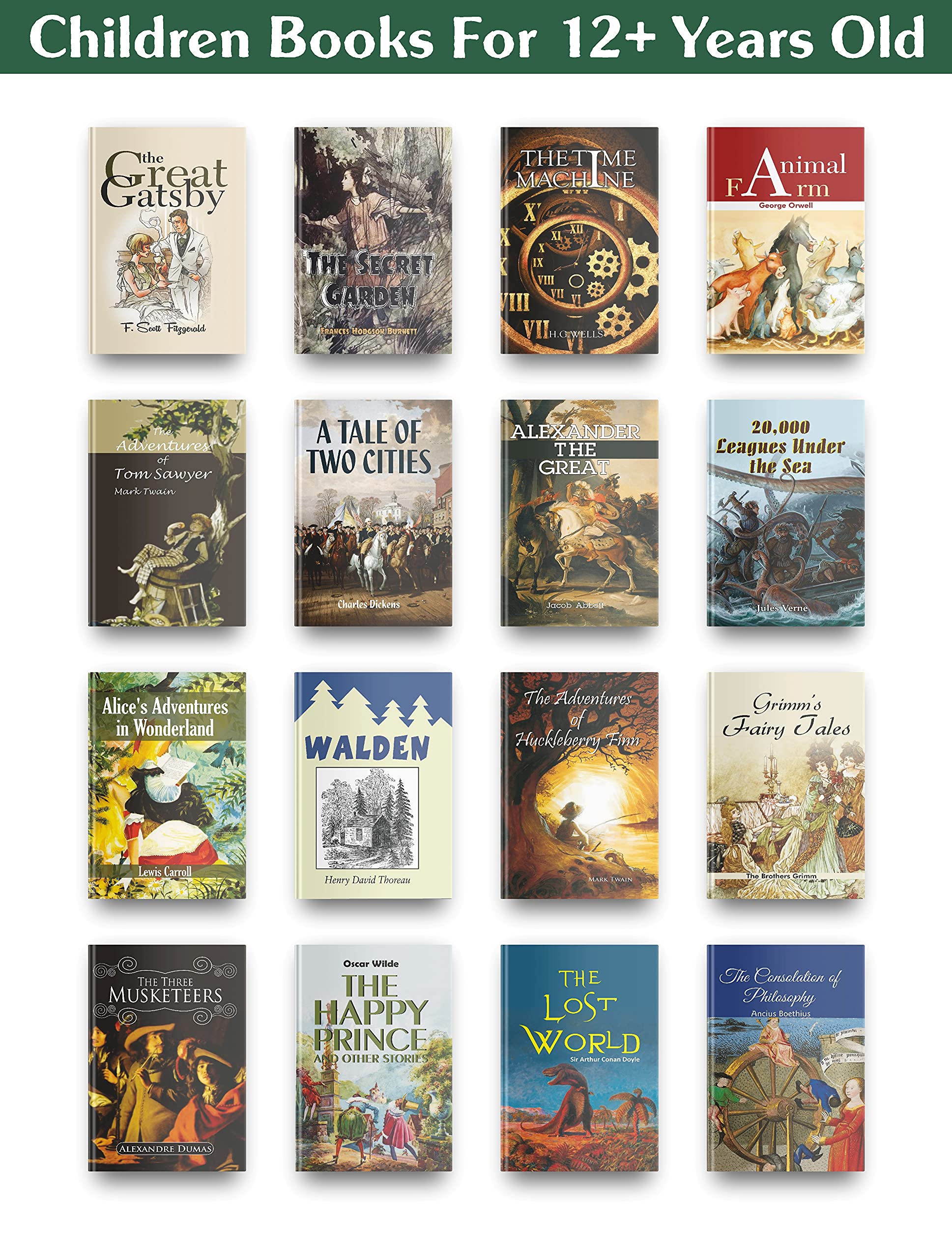 Buy Beautiful Children Books Set, 16 Best Books For 12+ Year Old ...