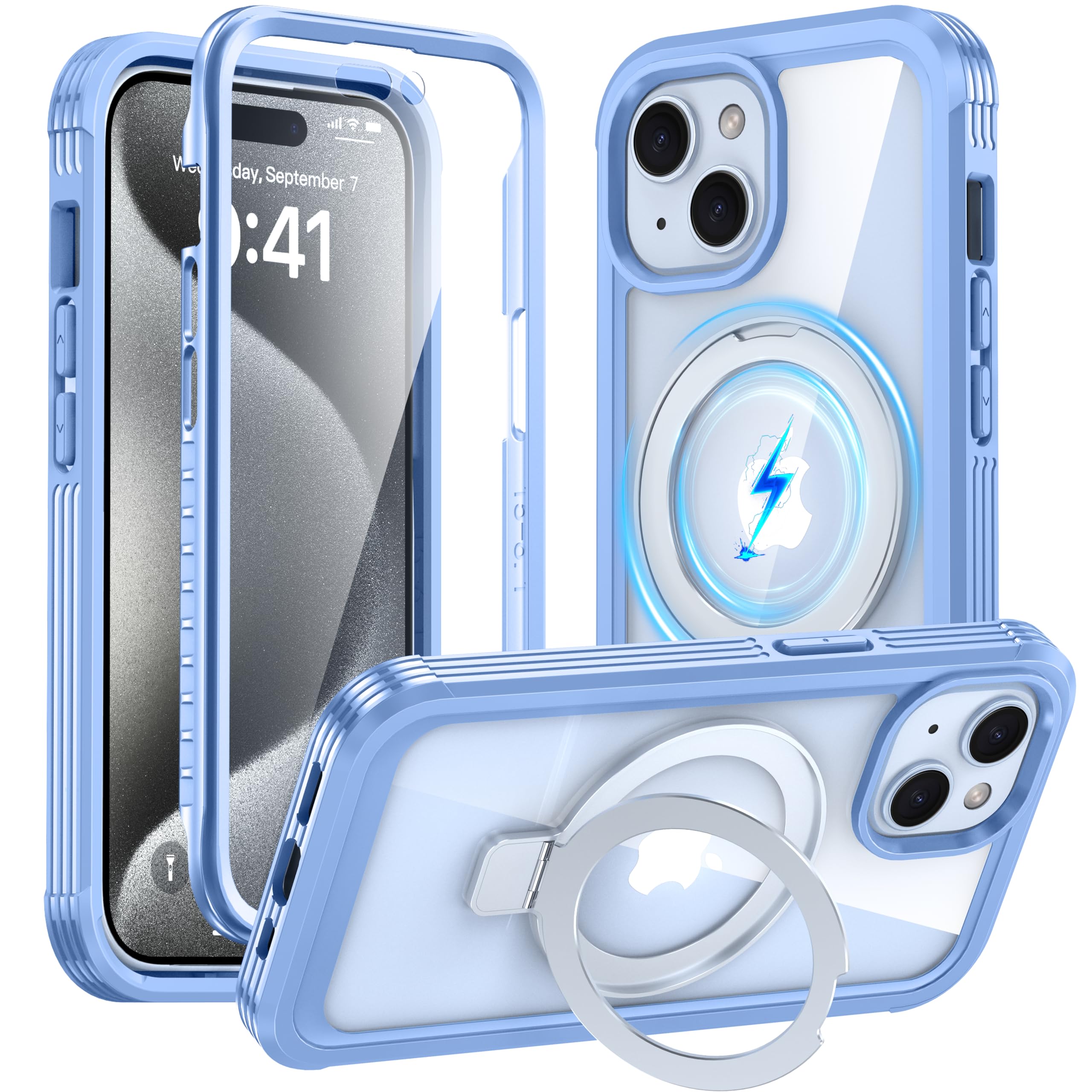 Amazon.com: GUSTAVE Magnetic Stand for iPhone 15 Case [Fit for Magsafe ...