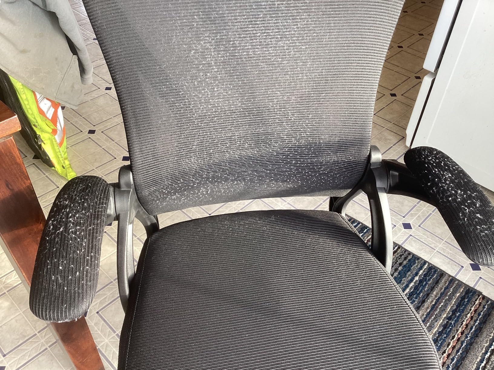 Flip Up Arm Chair Naspaluro Ergonomic Mesh Office Chair - Mid Back ...